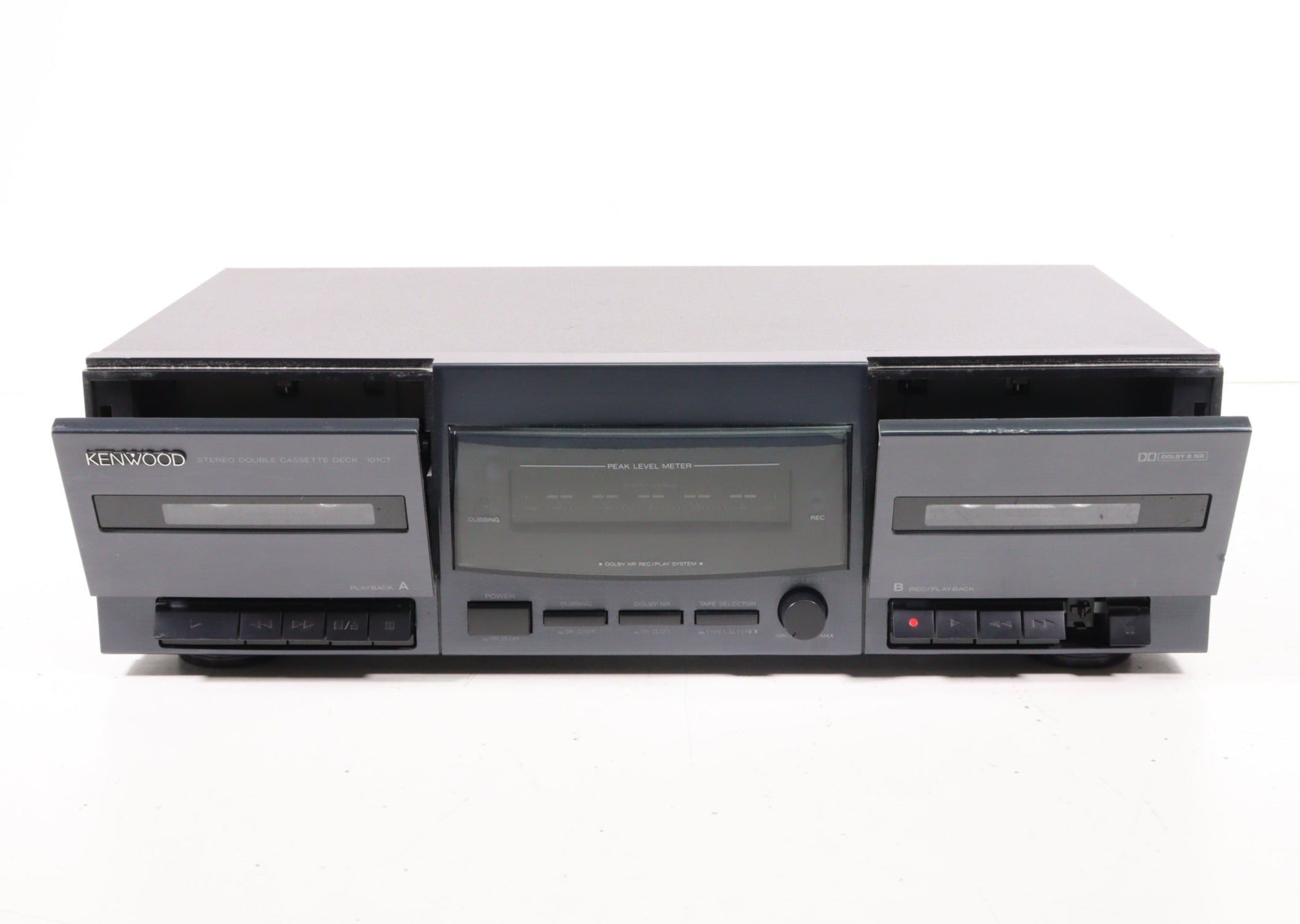 Kenwood 101CT Stereo Double Cassette Deck (MISSING BUTTON) — SpenCertified