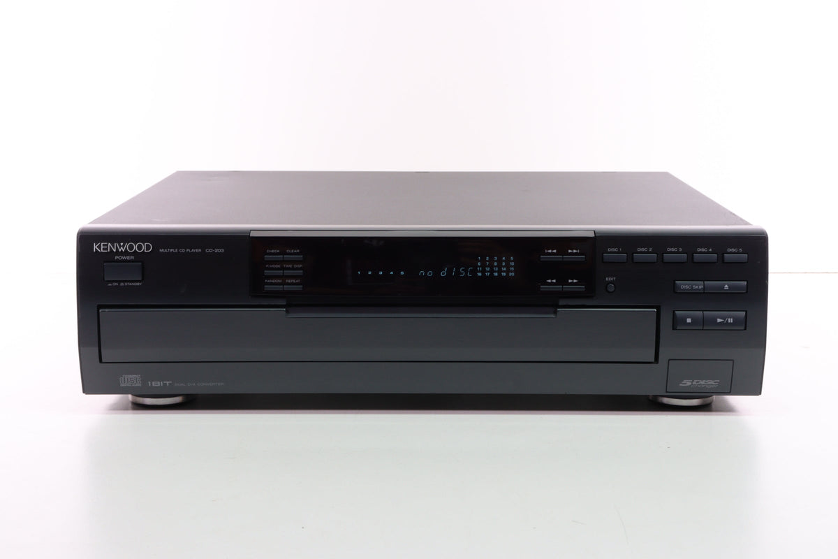 Kenwood CD-203 Multiple CD Player 5-Disc CD Changer — SpenCertified