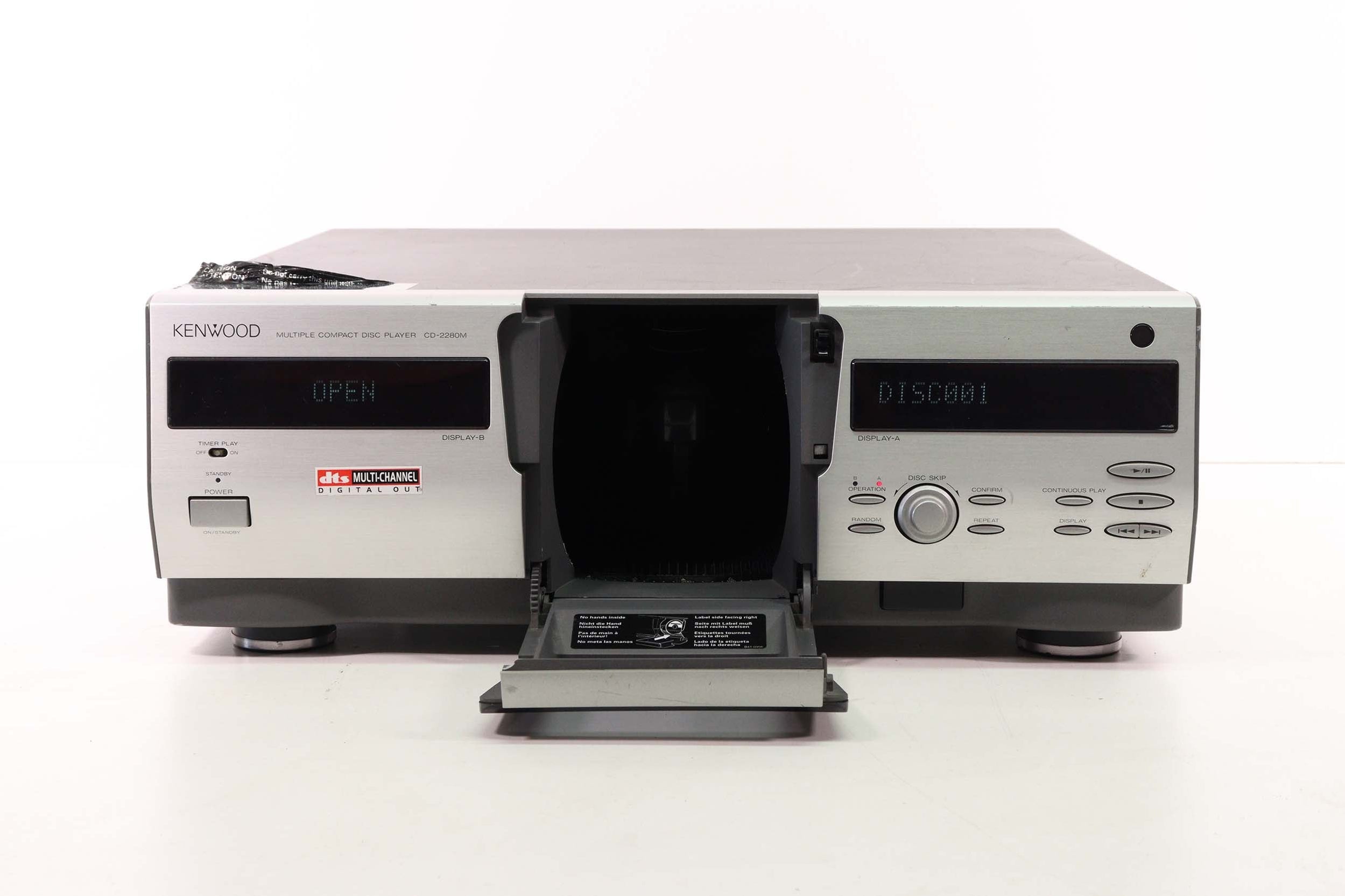 Kenwood CD-2280M Multiple Compact CD 200 Disc Changer and Player 2 CD ...