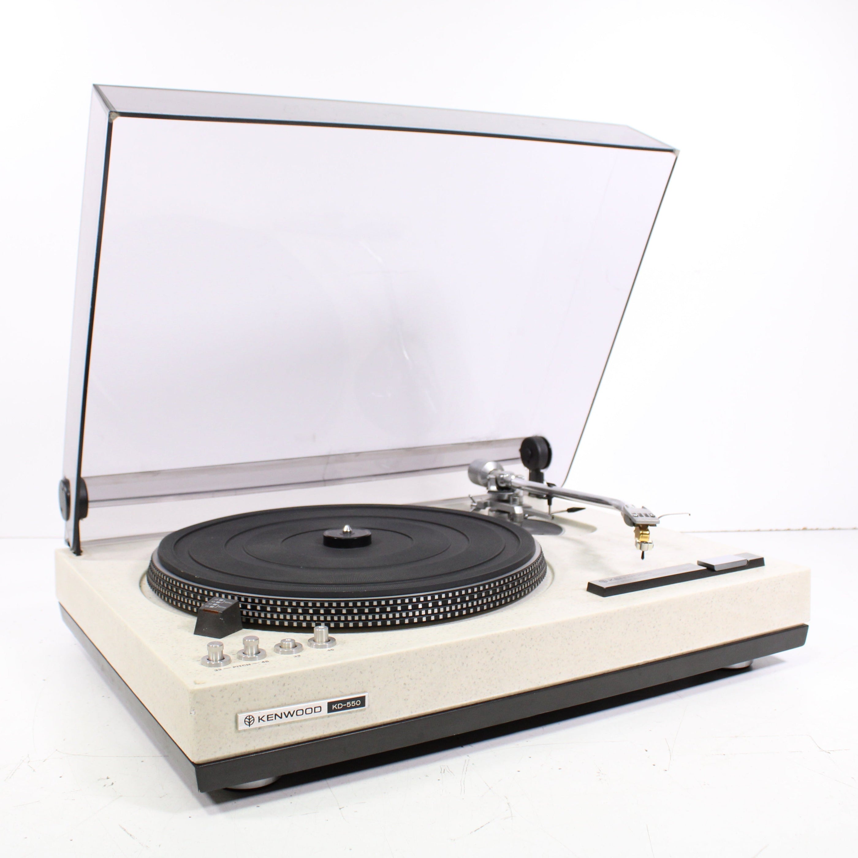Kenwood KD-550 2-Speed Direct-Drive Stereo Turntable — SpenCertified