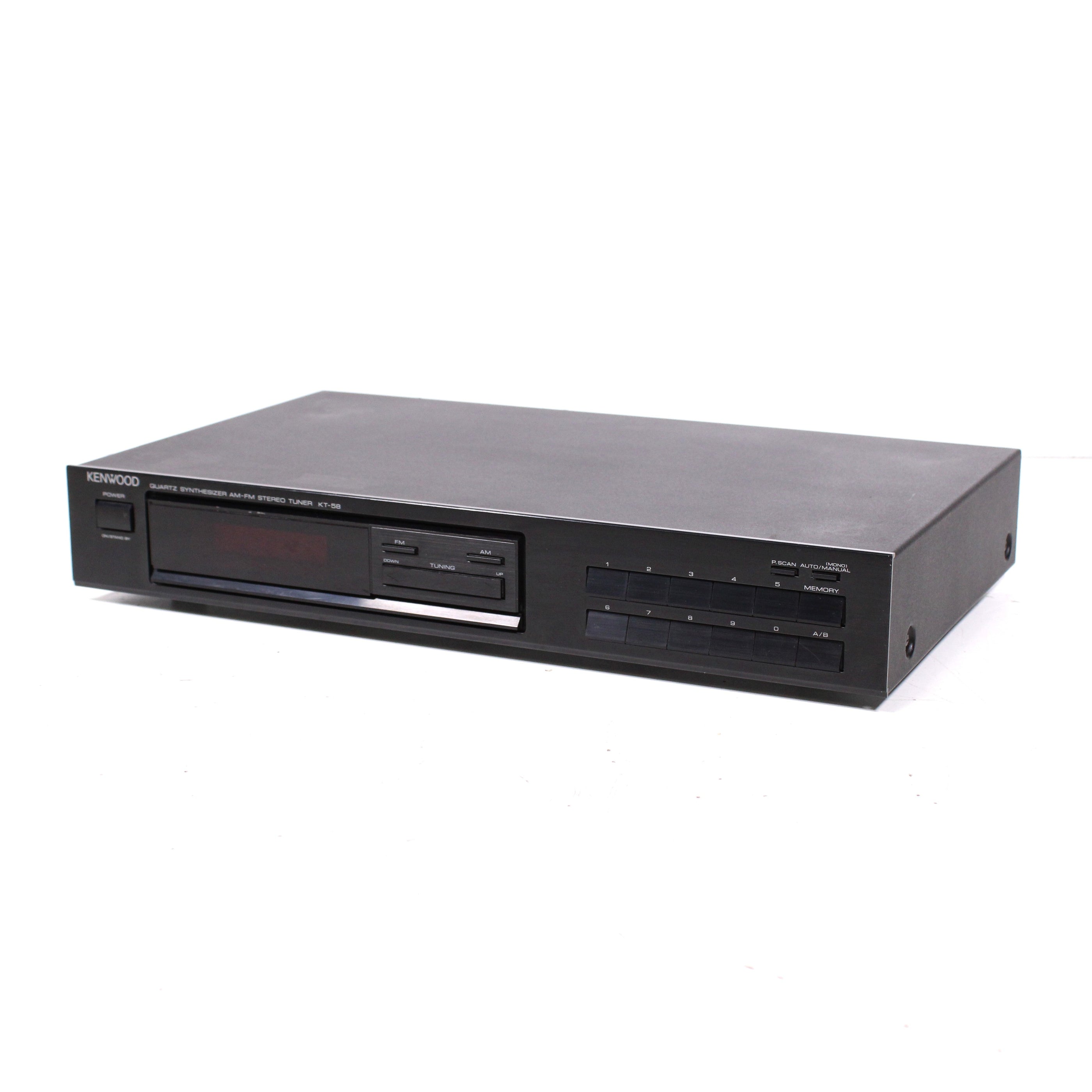 Kenwood KT-58 Quartz Synthesizer AM/FM Stereo Tuner (1989) — SpenCertified
