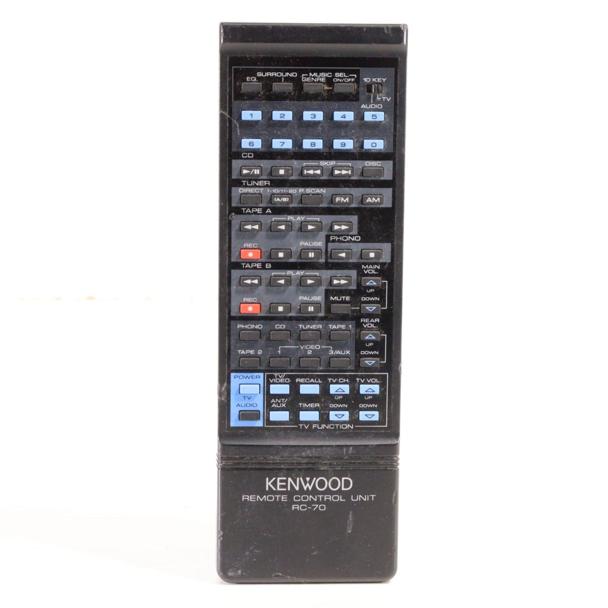 Kenwood RC-70 Remote Control for AV Receiver KR-V107R and More ...