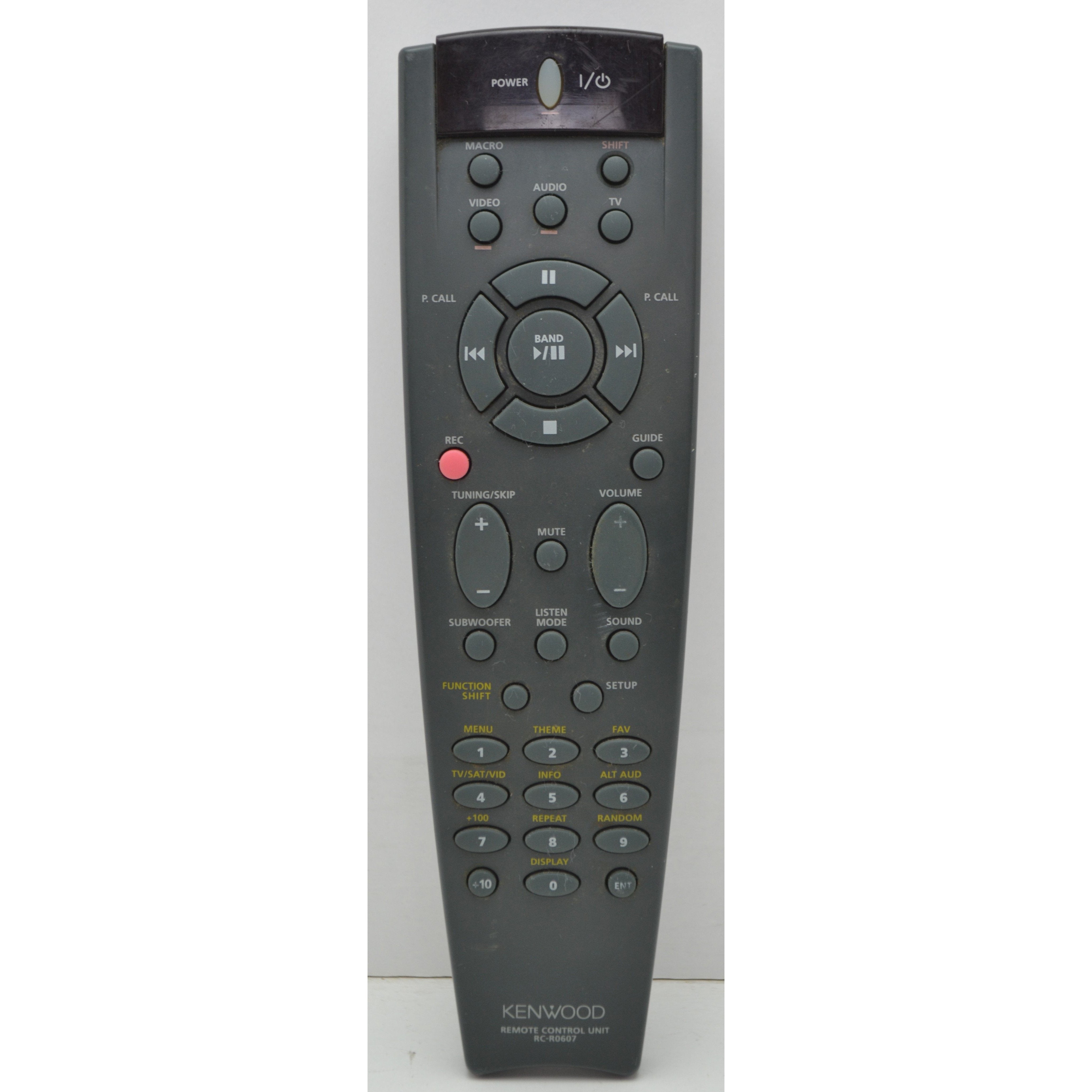 Kenwood RC-R0607 Remote Control for Audio Receiver Amplifier VR-209