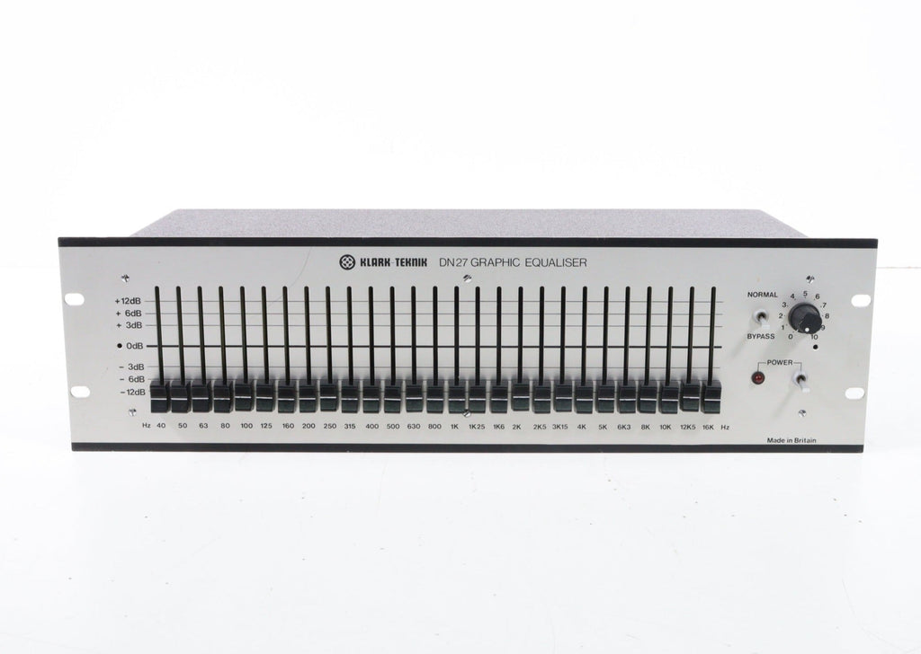 Klark-Teknik DN27 27-Band Graphic Equalizer Made in Britain