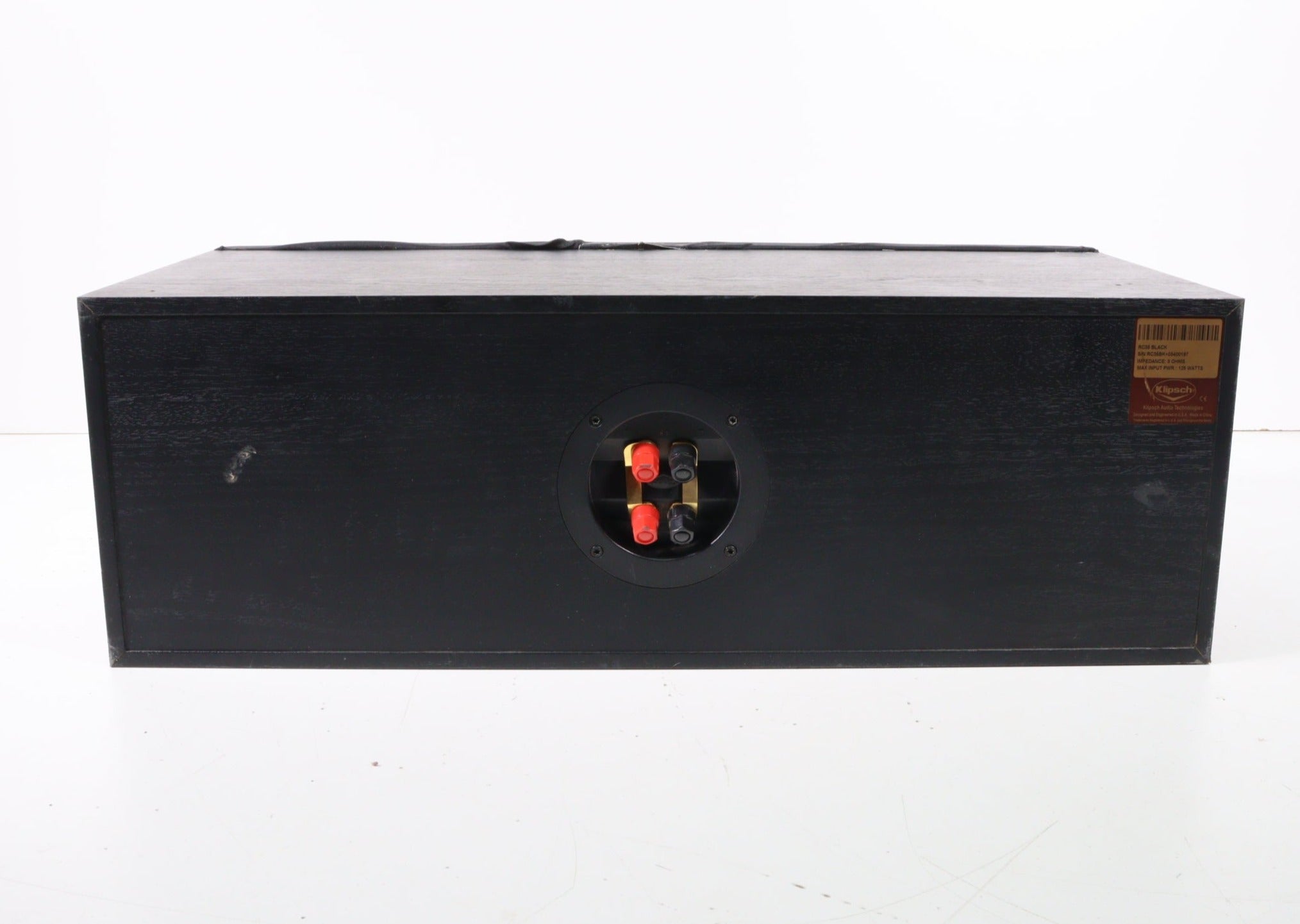 Klipsch RC35 2-Way Center Channel Speaker Black — SpenCertified