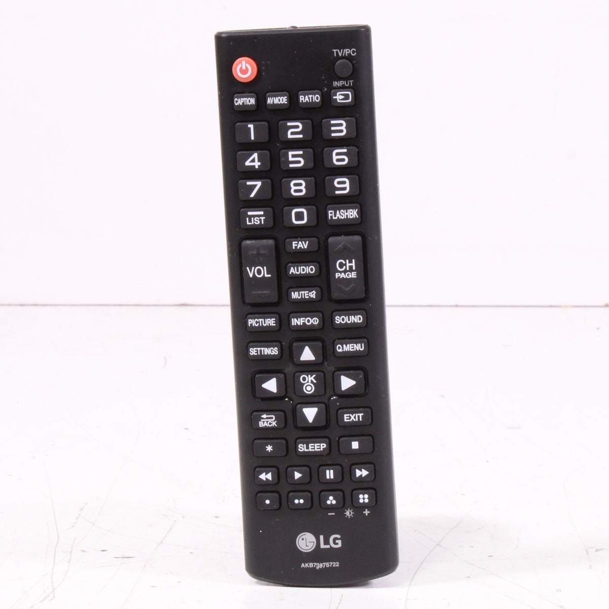 LG AKB73975722 Remote Control for TV 22LB4510 and More — SpenCertified