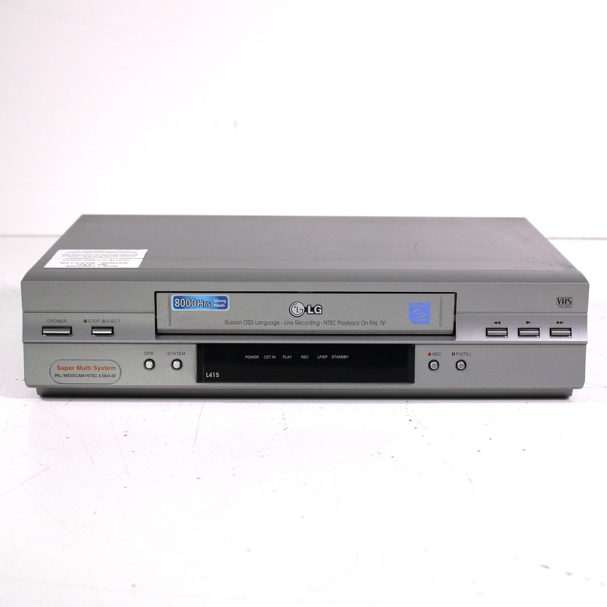LG L415 Multi-System VCR Video Cassette Recorder with NTSC Playback on ...