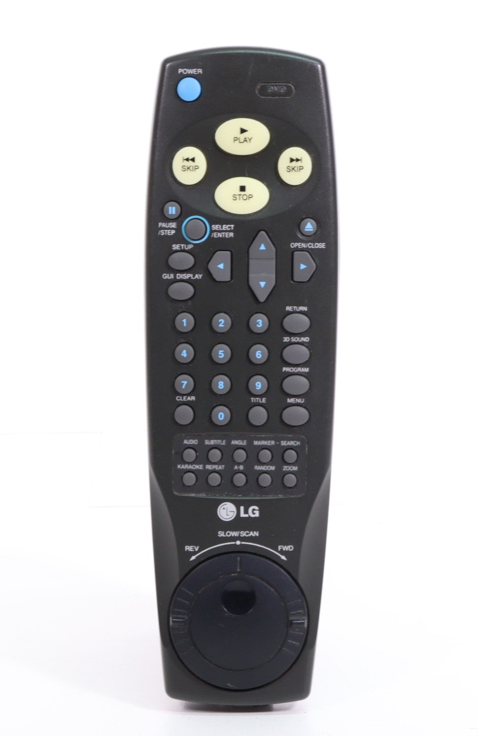 LG Remote Control for DVD Player — SpenCertified
