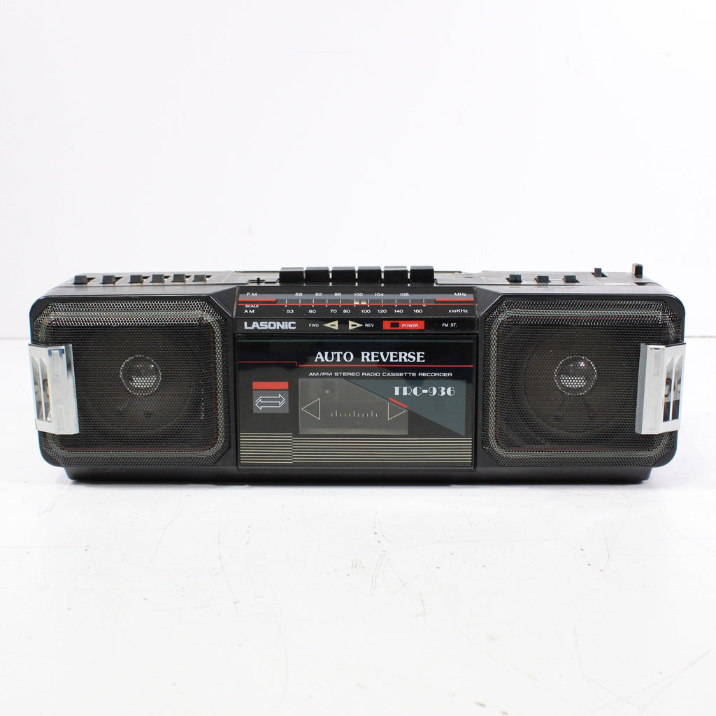 Lasonic TRC-936 Portable AM FM Stereo Radio Cassette Recorder Boombox