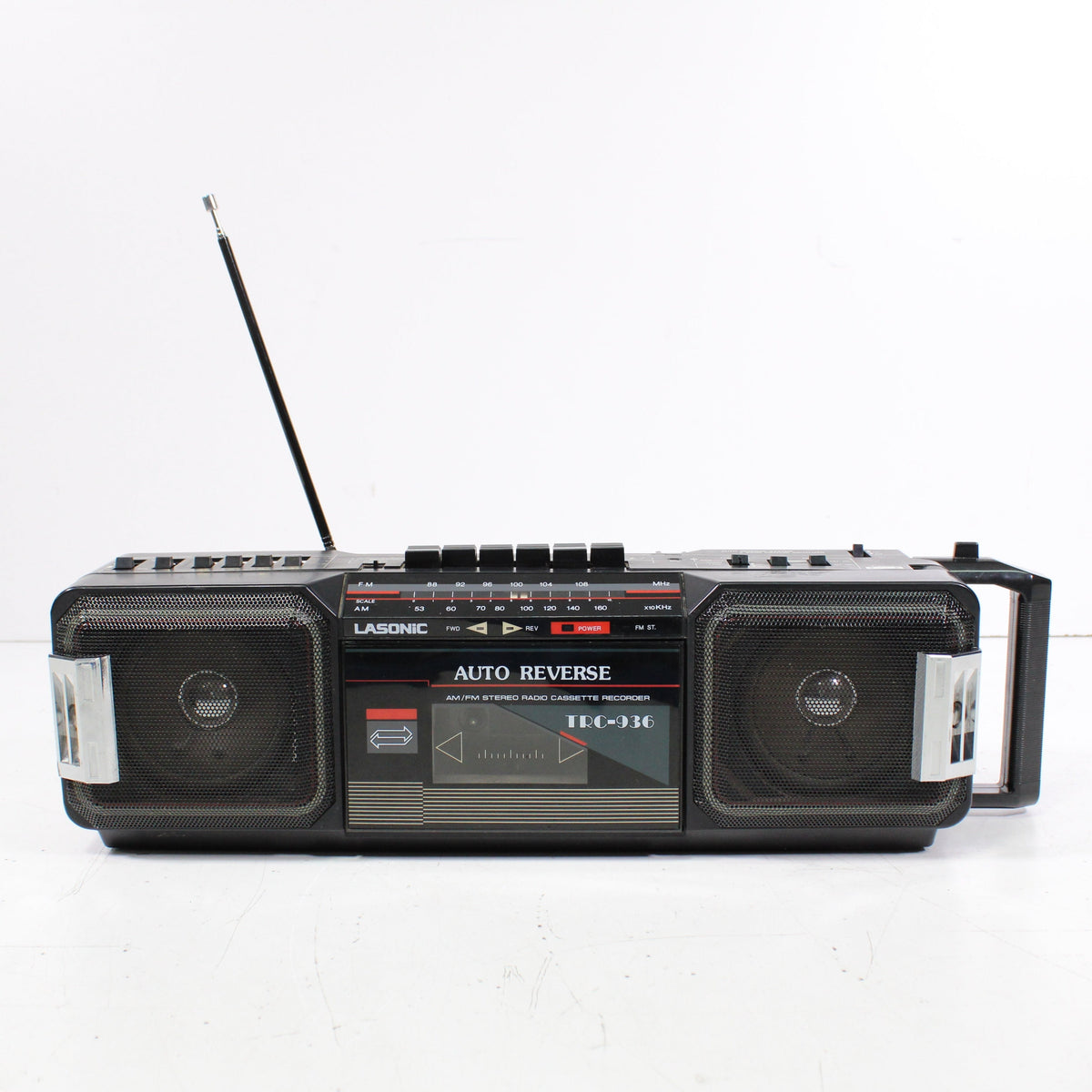 Lasonic TRC-936 Portable AM FM Stereo Radio Cassette Recorder Boombox ...