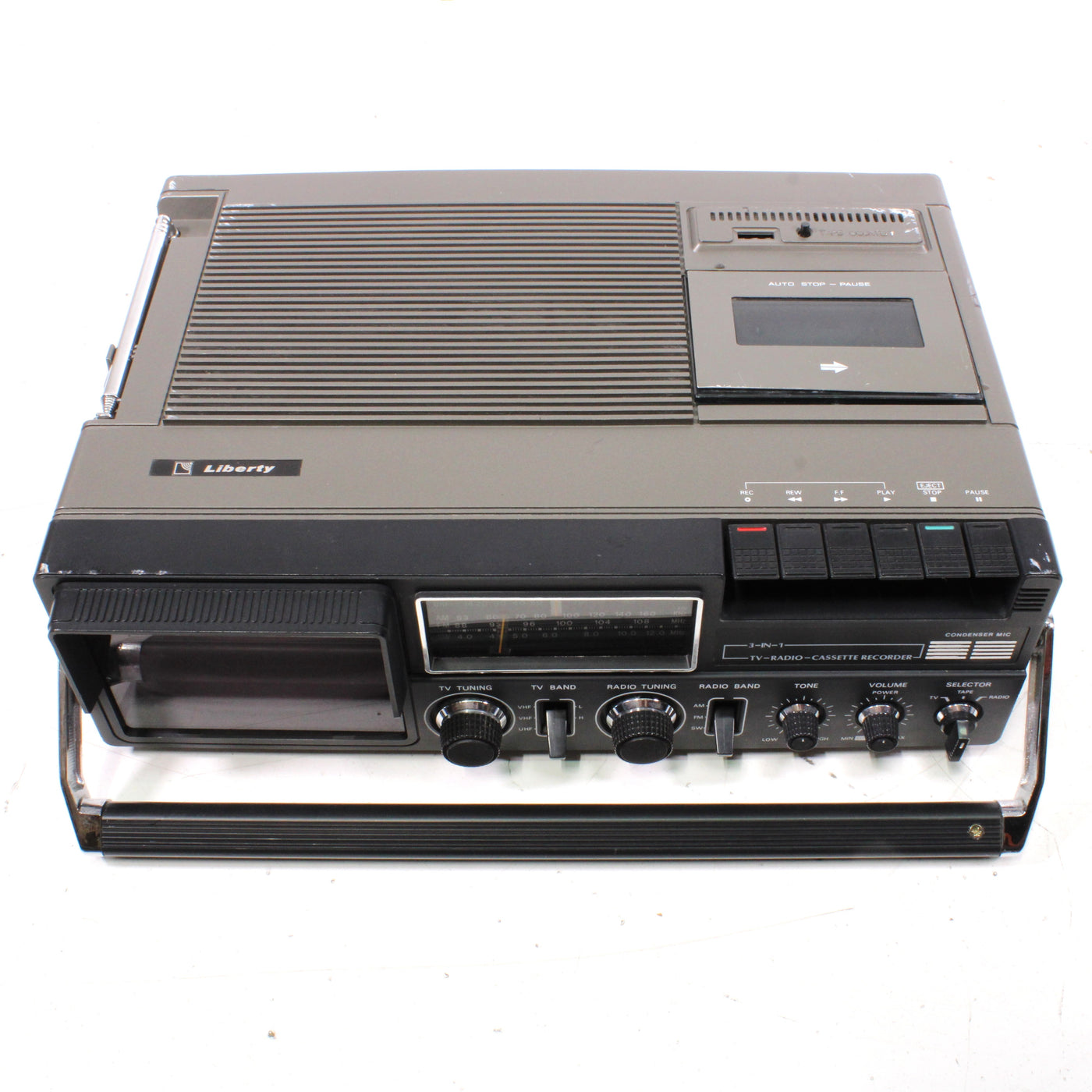 Liberty SN-500 Portable 3-In-1 TV Radio Cassette Recorder (1980s ...