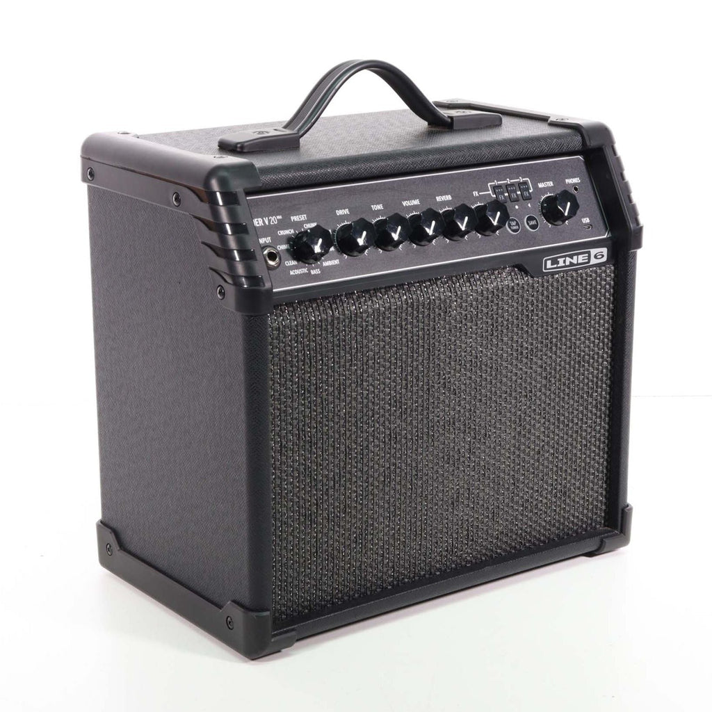 Line 6 Spider V 20 MkII Portable Guitar Combo Amplifier with 20 Watts