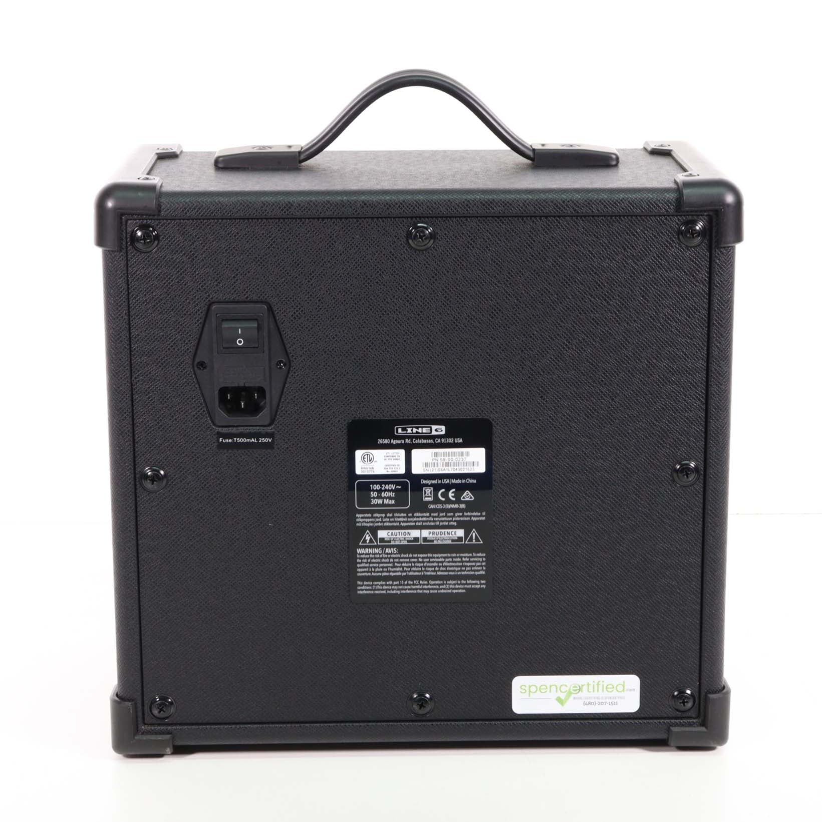 Line 6 Spider V 20 MkII Portable Guitar Combo Amplifier with 20 Watts