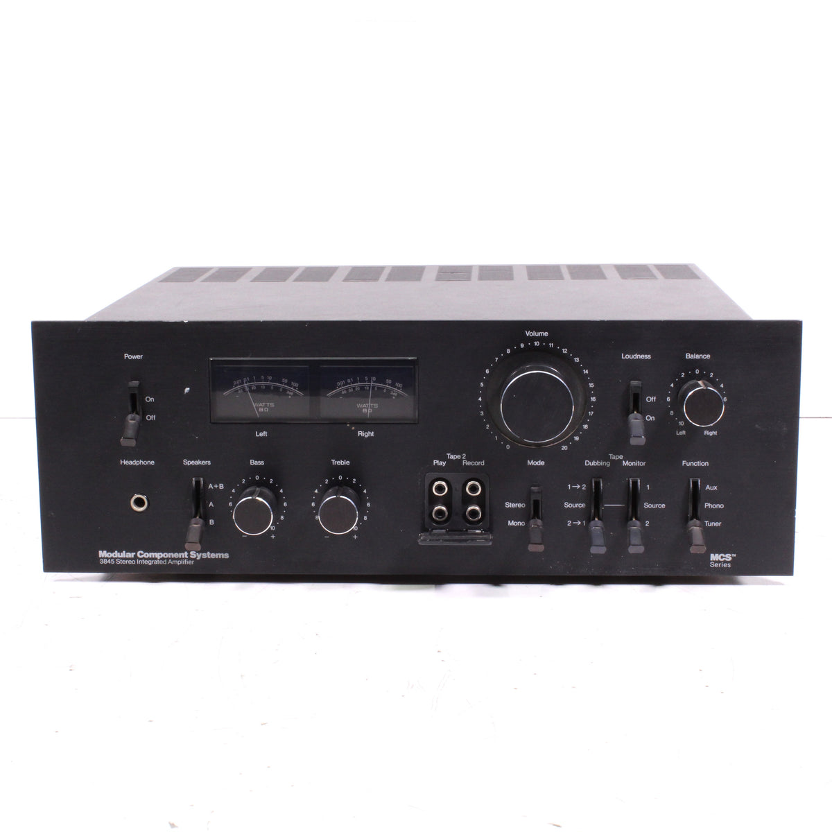 MCS Modular Component Systems 3845 Stereo Integrated Amplifier with Ph ...