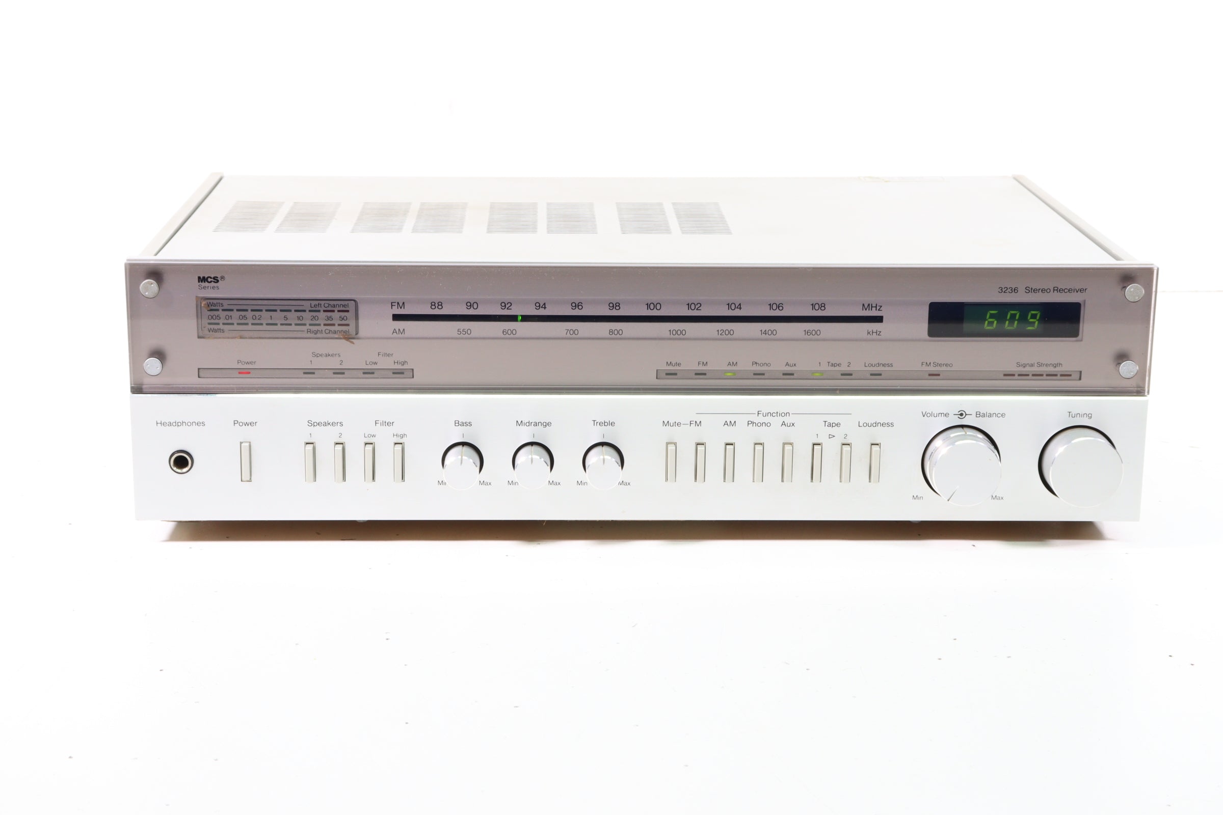 MCS Series 3236 Vintage FM AM Stereo Receiver