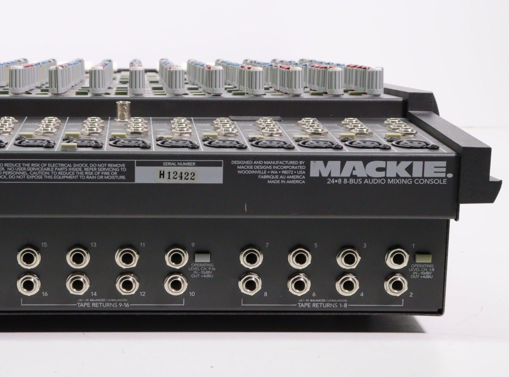Mackie 220W Power Supply and 24x8x2 8-Bus Mixing Console Bundle ...