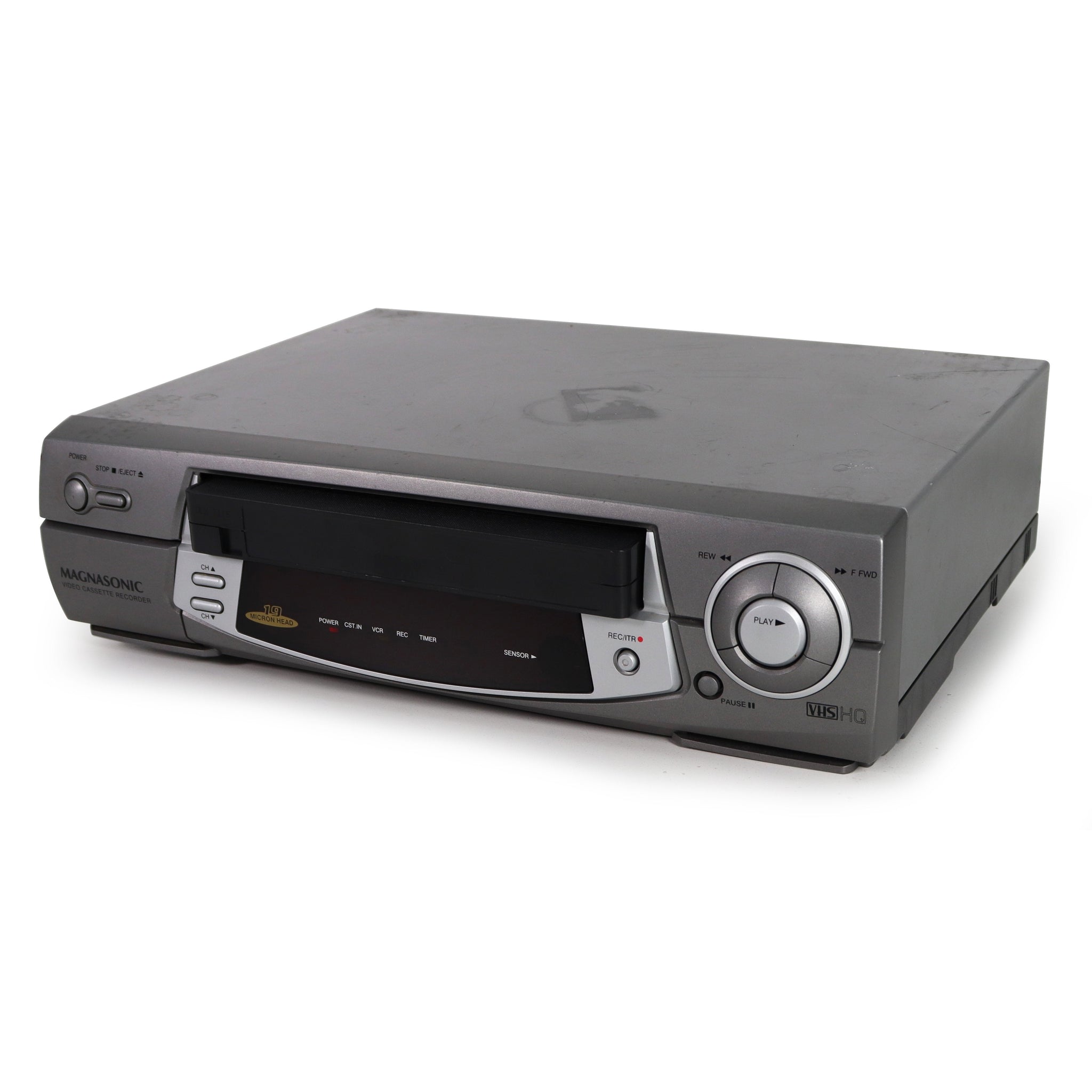 Magnasonic MVC653 VCR/VHS Player/Recorder with 4-Head Hi-Fi Stereo ...