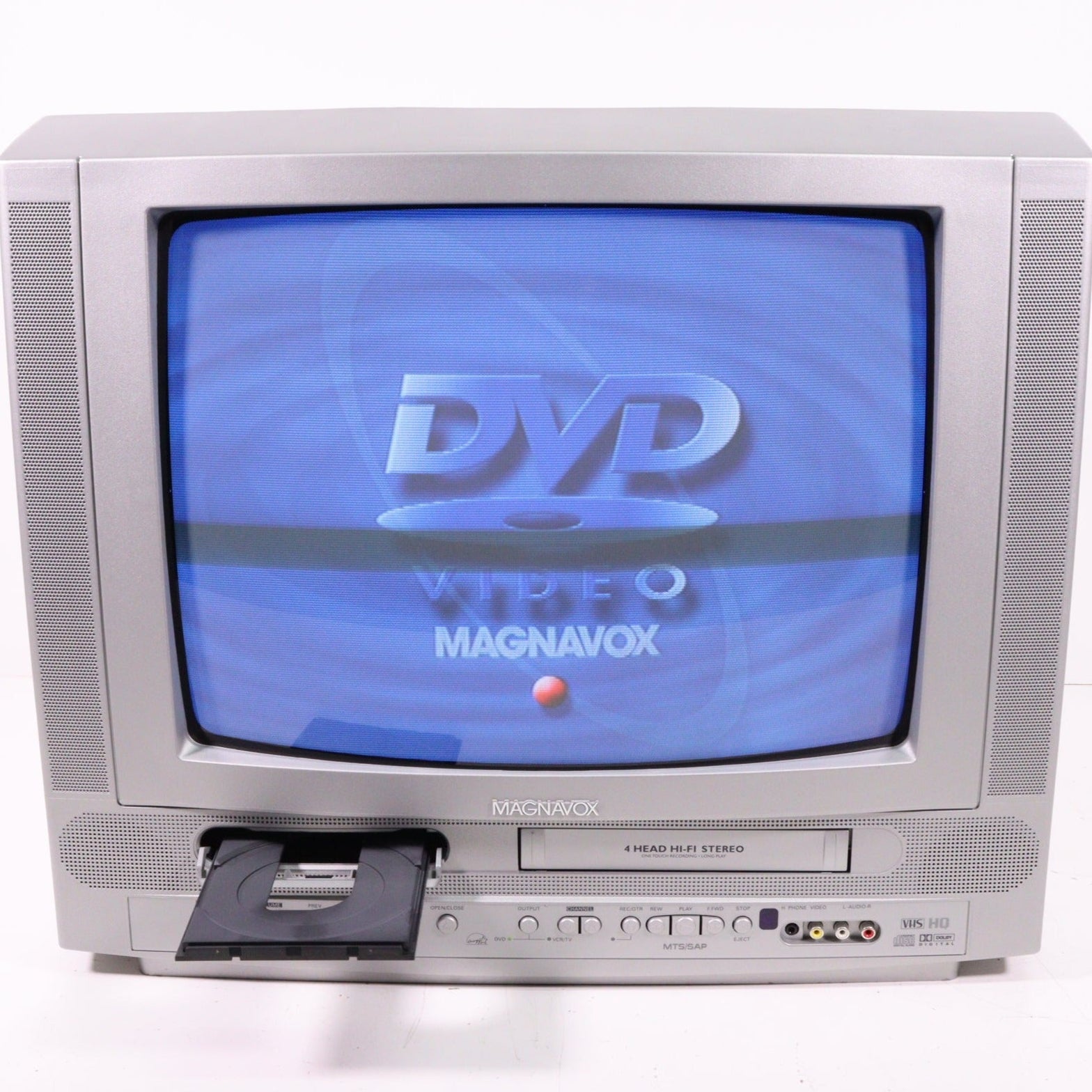 Magnavox 19MDTR20 19" Color Gaming TV with Built-In VCR and DVD Player ...