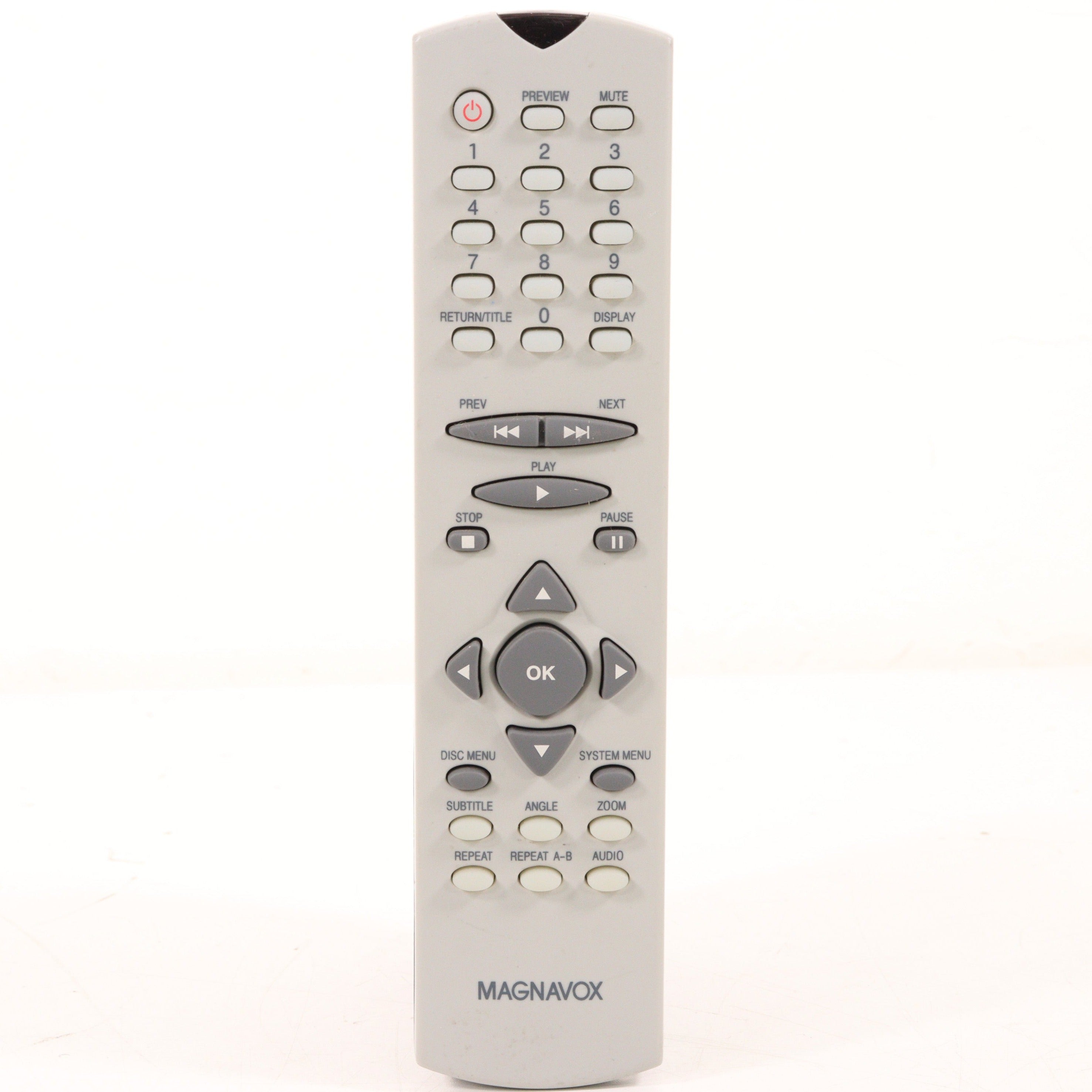 Magnavox 314101790551 Remote Control for DVD Player MDV458