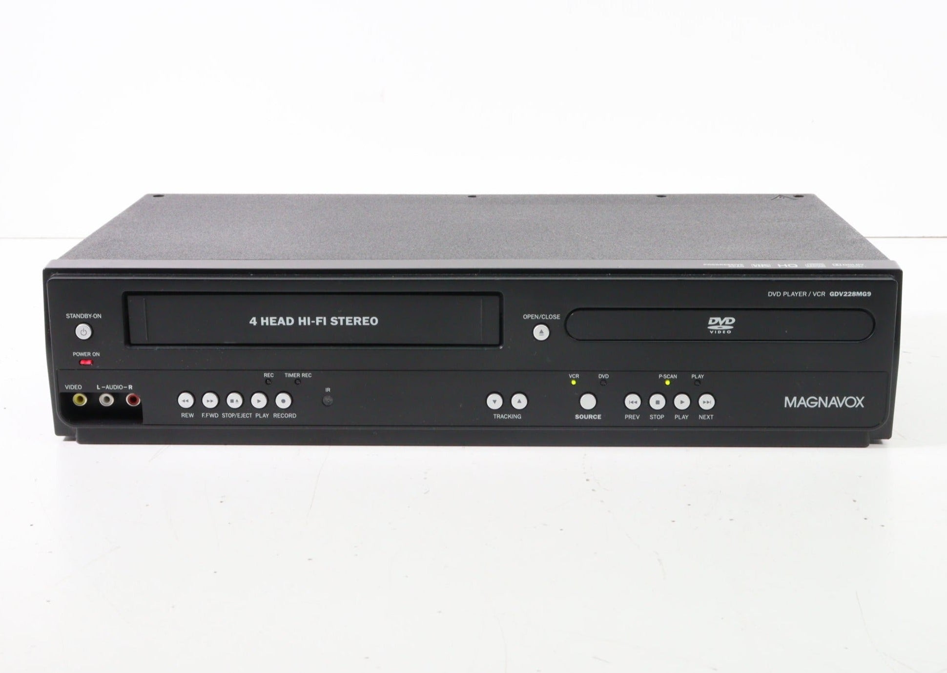 Magnavox GDV228MG9 DVD VHS Combo Player with 4-Head Hi-Fi Stereo VCR ...