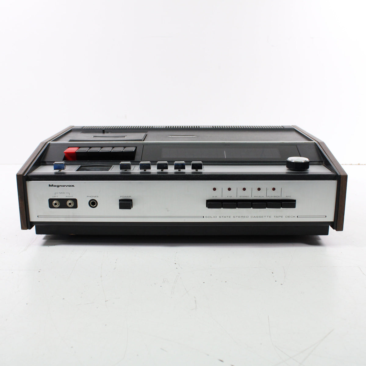 Magnavox IV9062 Solid State AM FM Stereo Cassette Tape Deck — SpenCertified