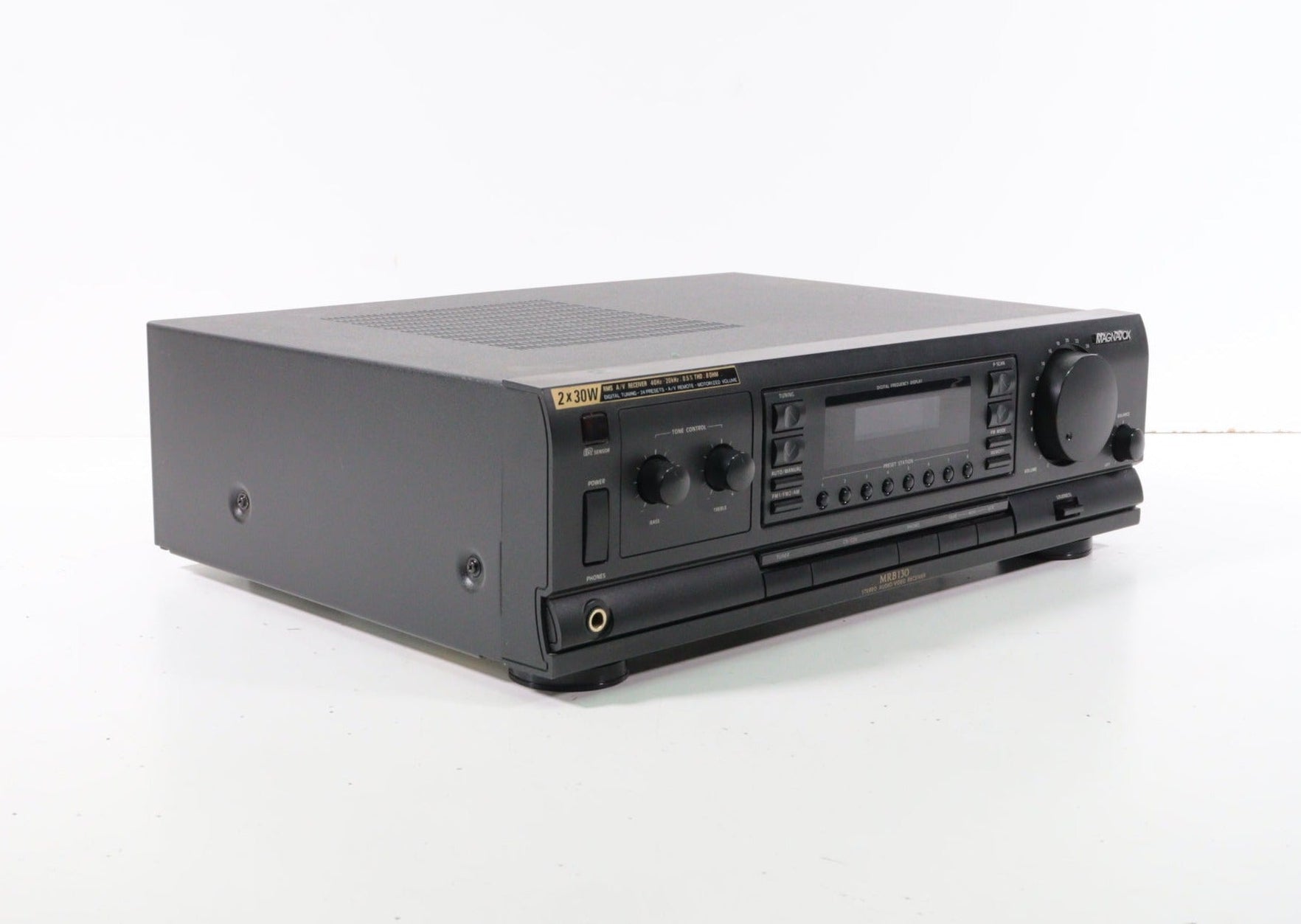 Magnavox MRB130 Stereo Receiver (BAD DISPLAY) (NO REMOTE) — SpenCertified