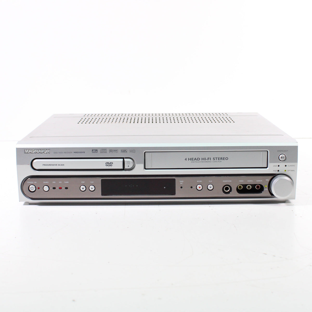 Magnavox MRD500VR DVD VCR Receiver Triple Combo Player — SpenCertified