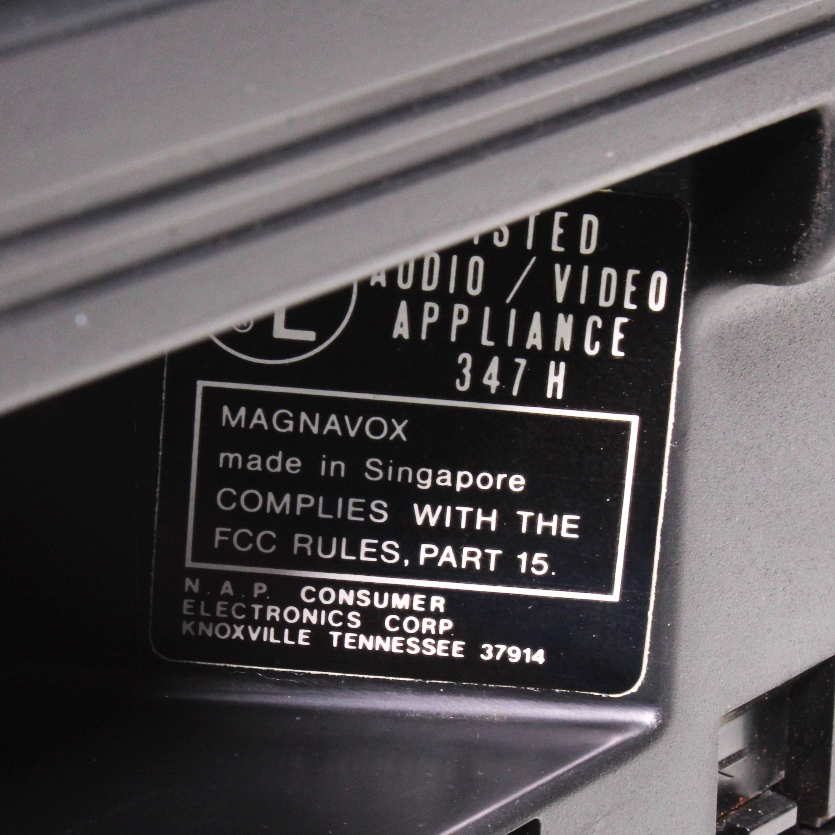 Magnavox Super Tandem Boombox Portable Radio Dual Cassette with Graphi ...