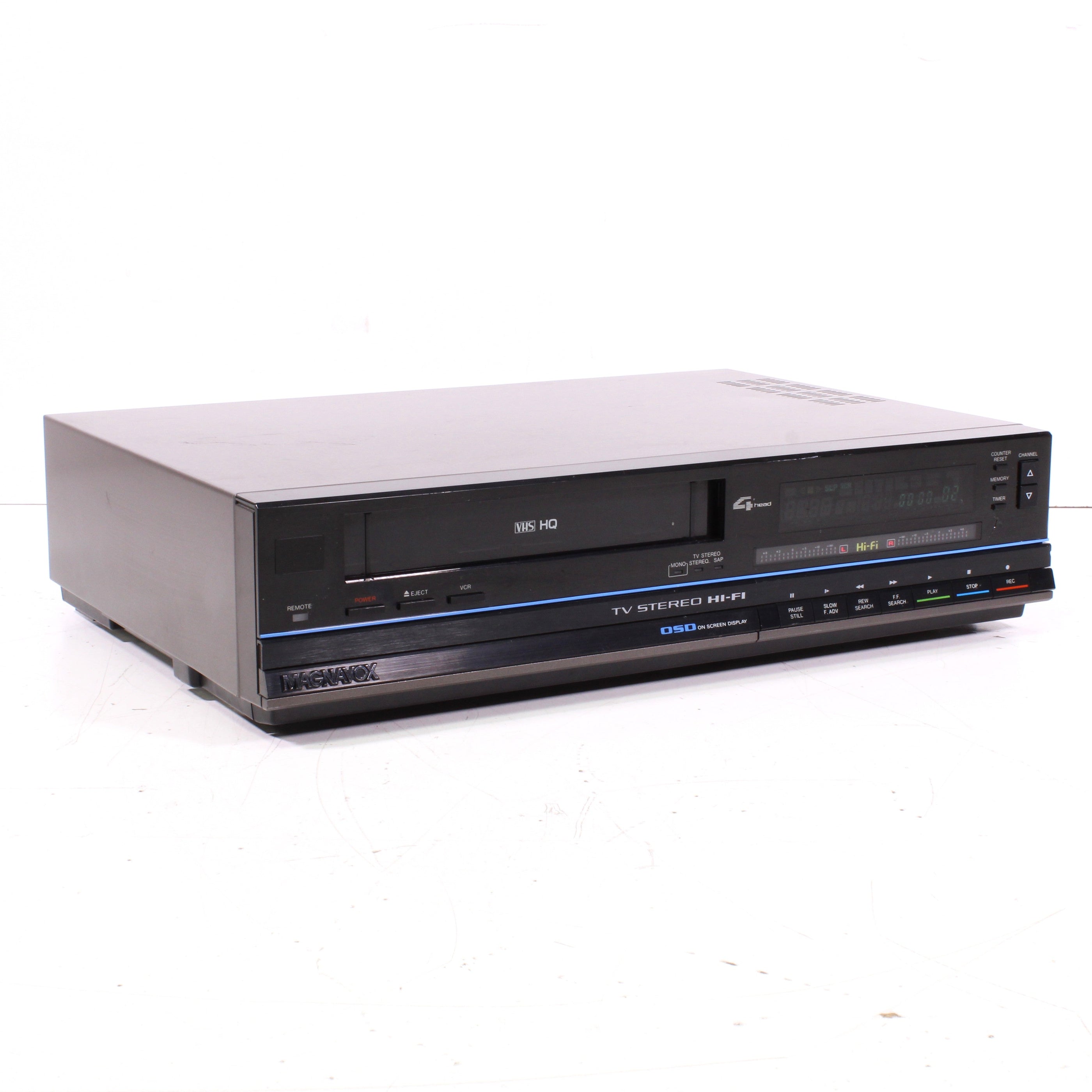 Magnavox VR9664AT01 4-Head Hi-Fi Stereo VCR VHS Player Made in Japan ...