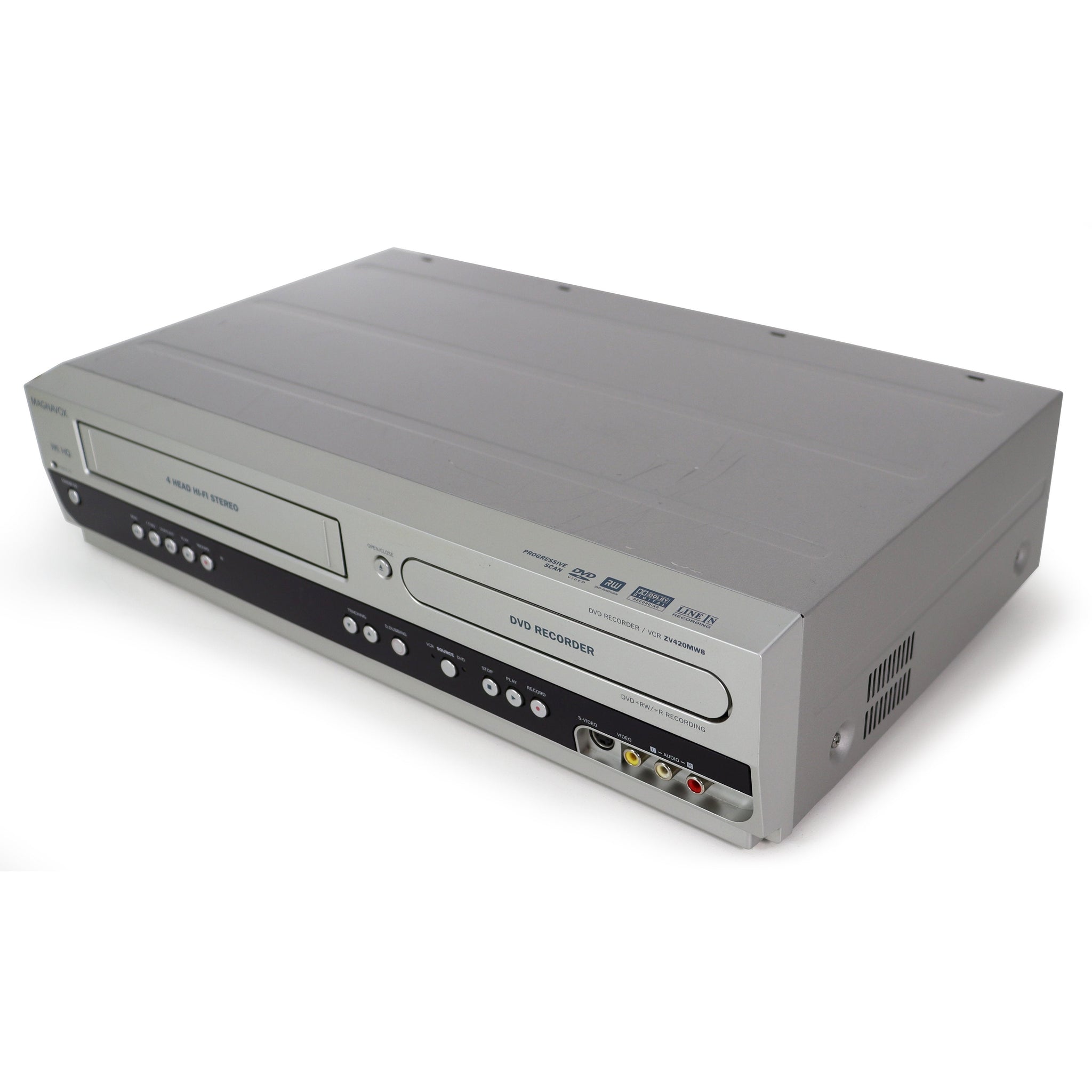Magnavox ZV420MW8 VHS to DVD Converter Recorder Combo Player S-Video