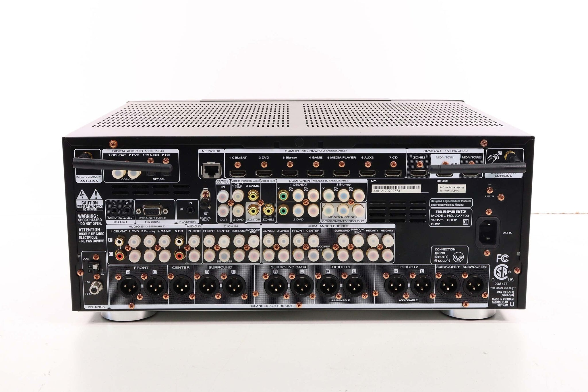 Marantz AV7703 AV Pre Tuner Receiver (With Remote)