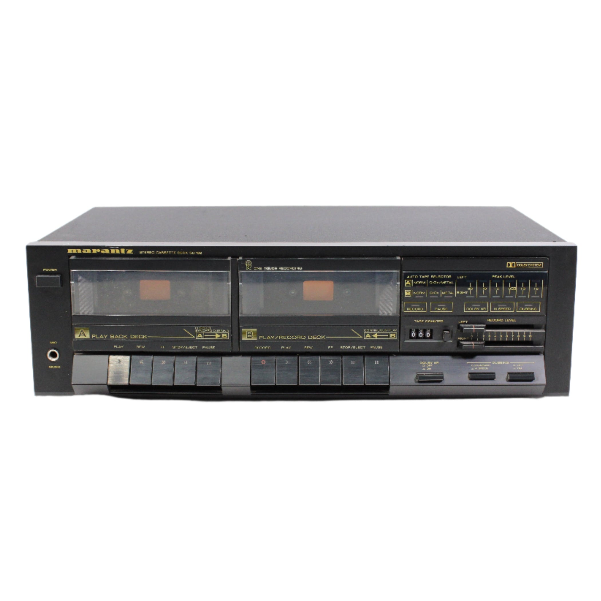 Marantz SD162 Double Cassette Deck High Speed Synchro Dubbing ...