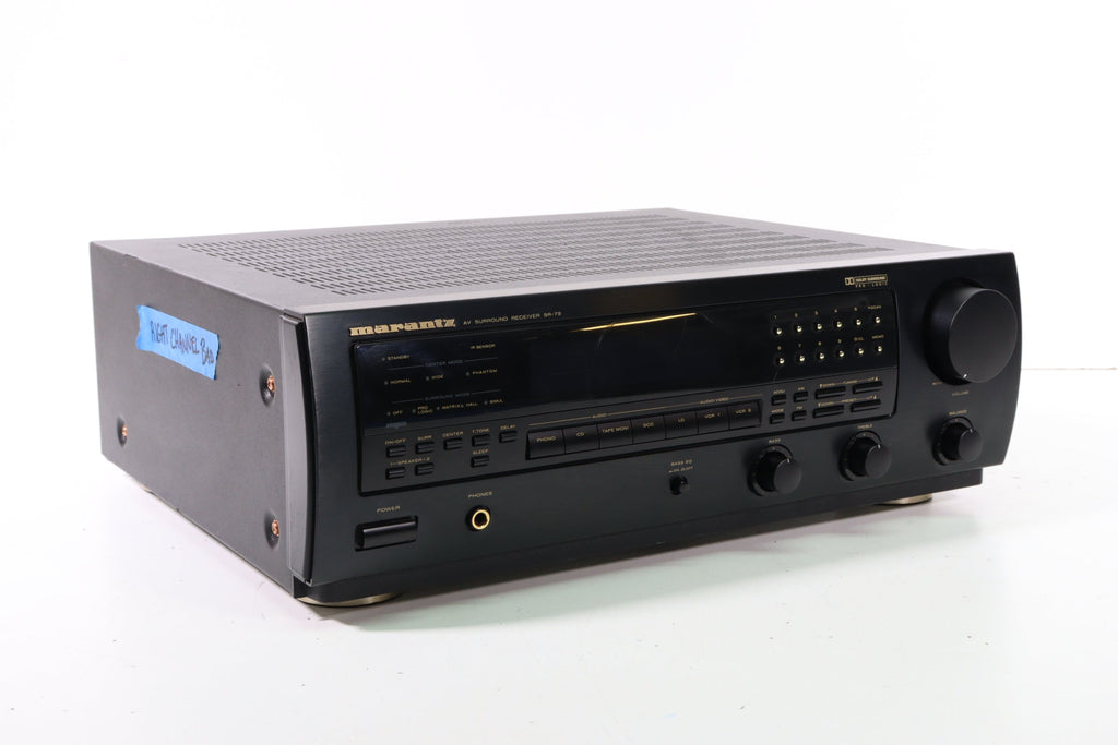 Marantz SR-73 Audio Video Surround Sound Receiver (NO REMOTE) (BAD RIG