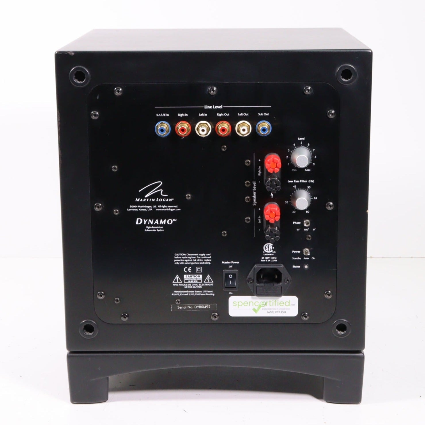 MartinLogan Dynamo High-Resolution Subwoofer System