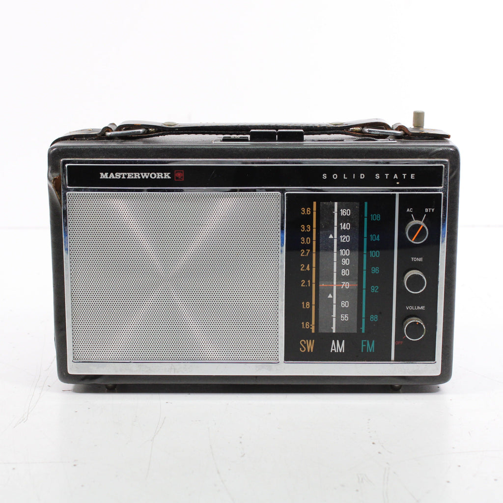Masterwork Vintage Solid State AM FM SW Shortwave Radio