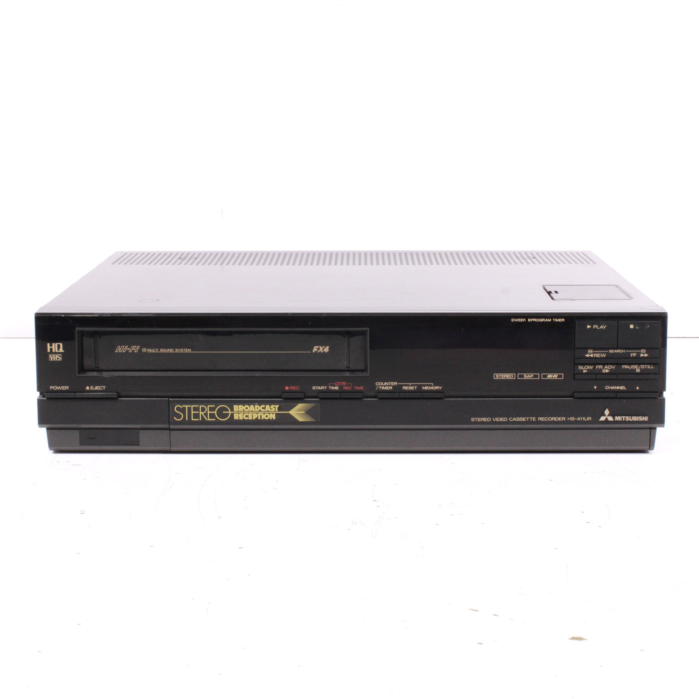 Mitsubishi HS-411UR VCR Video Cassette Recorder (1986) — SpenCertified
