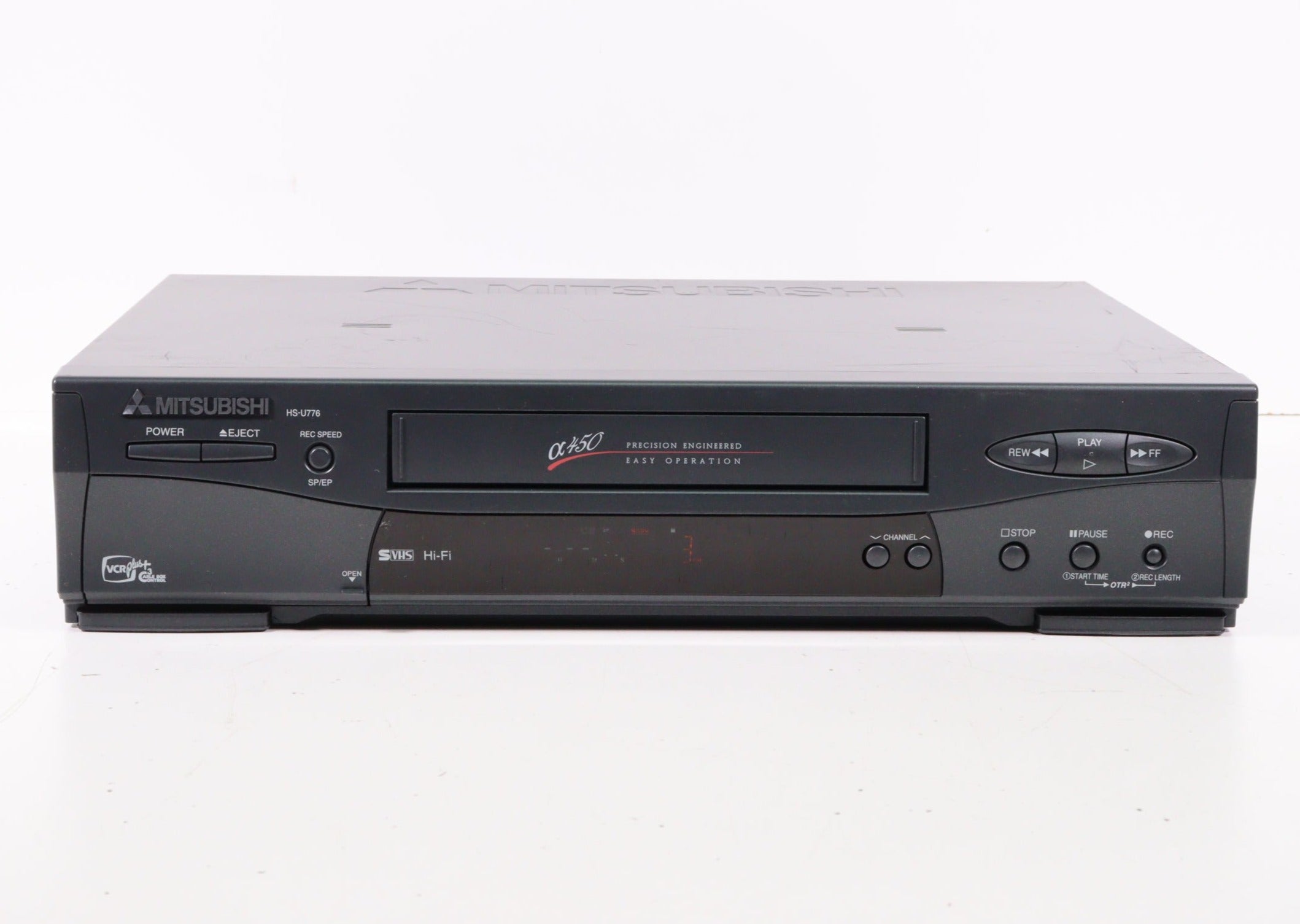 Mitsubishi HS-U776 SVHS VCR Video Cassette Recorder with S-Video — SpenCertified