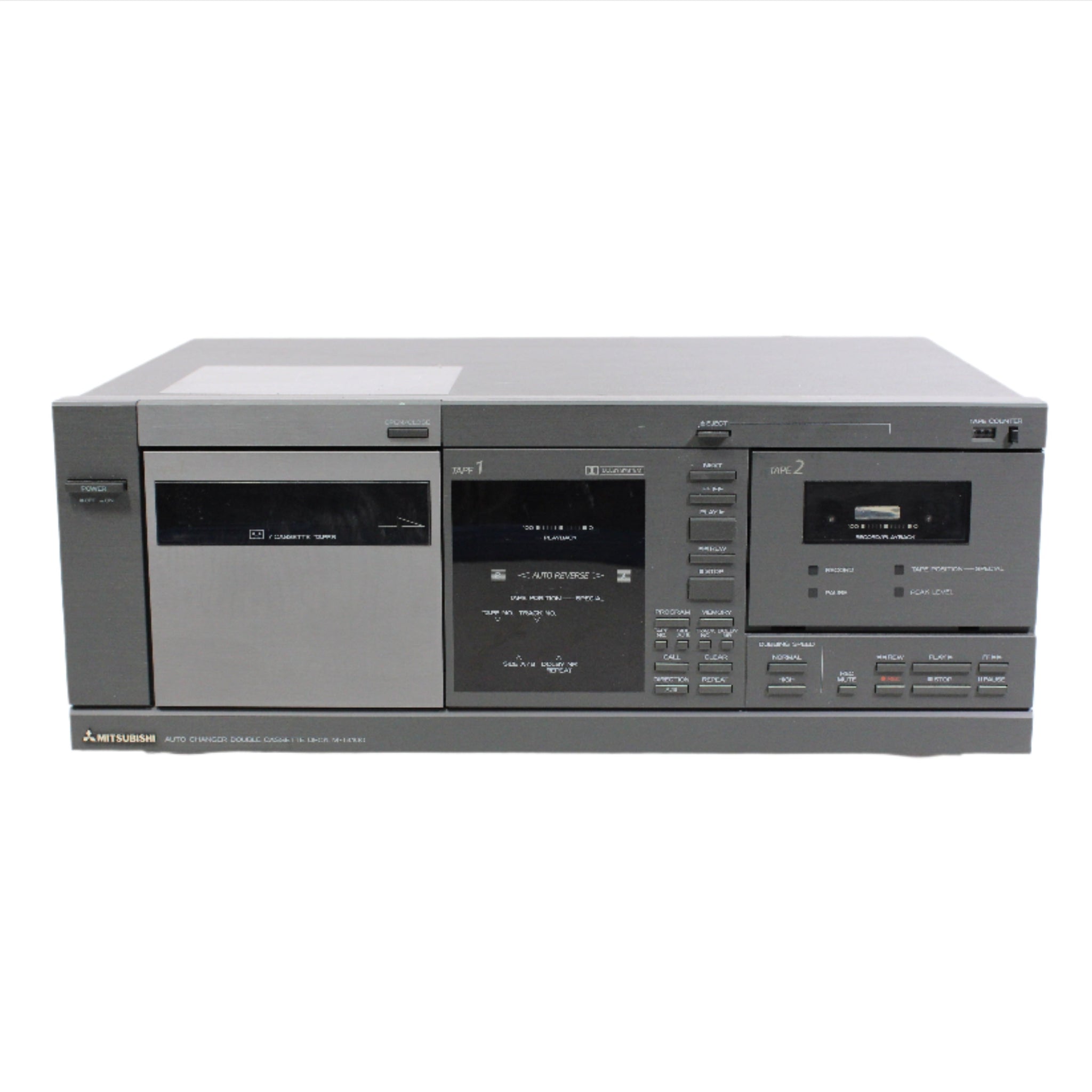 Mitsubishi M-T4100 Rare 7-Cassette Auto-Changer Double Cassette Deck