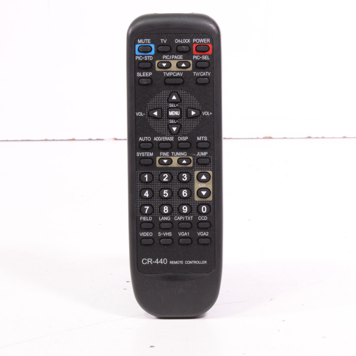Monovision CR-440 Remote Control for Multimedia HGTV Monitor/Receiver ...