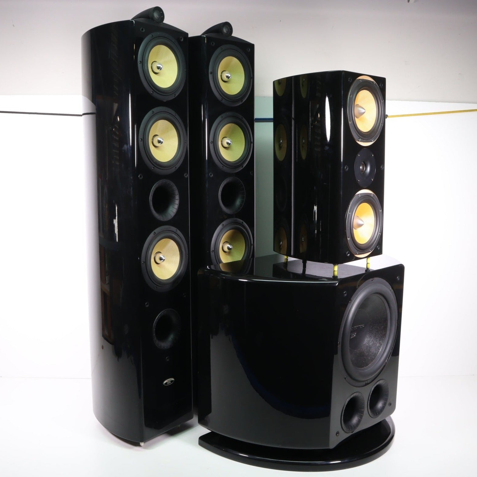 Monster THX Select 200 Speaker Set (Tower Speaker THX Sl200-TWR Subwoo ...