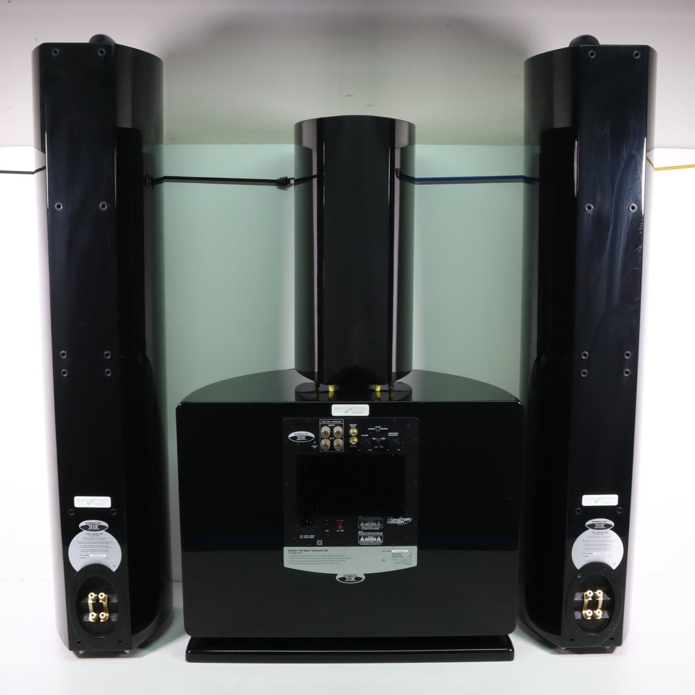 Monster THX Select 200 Speaker Set (Tower Speaker THX Sl200-TWR Subwoo ...