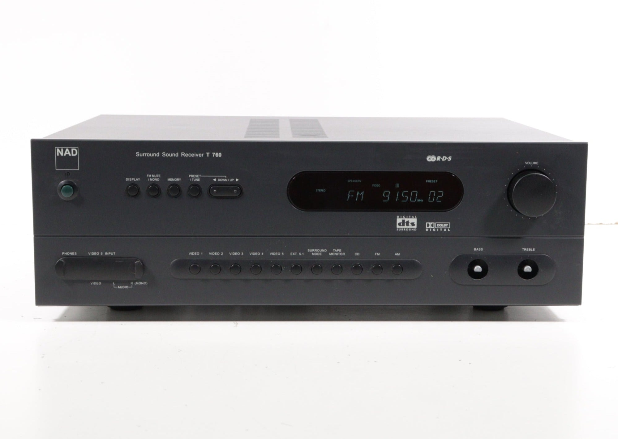 NAD T 760 AV Surround Sound Receiver (NO REMOTE)