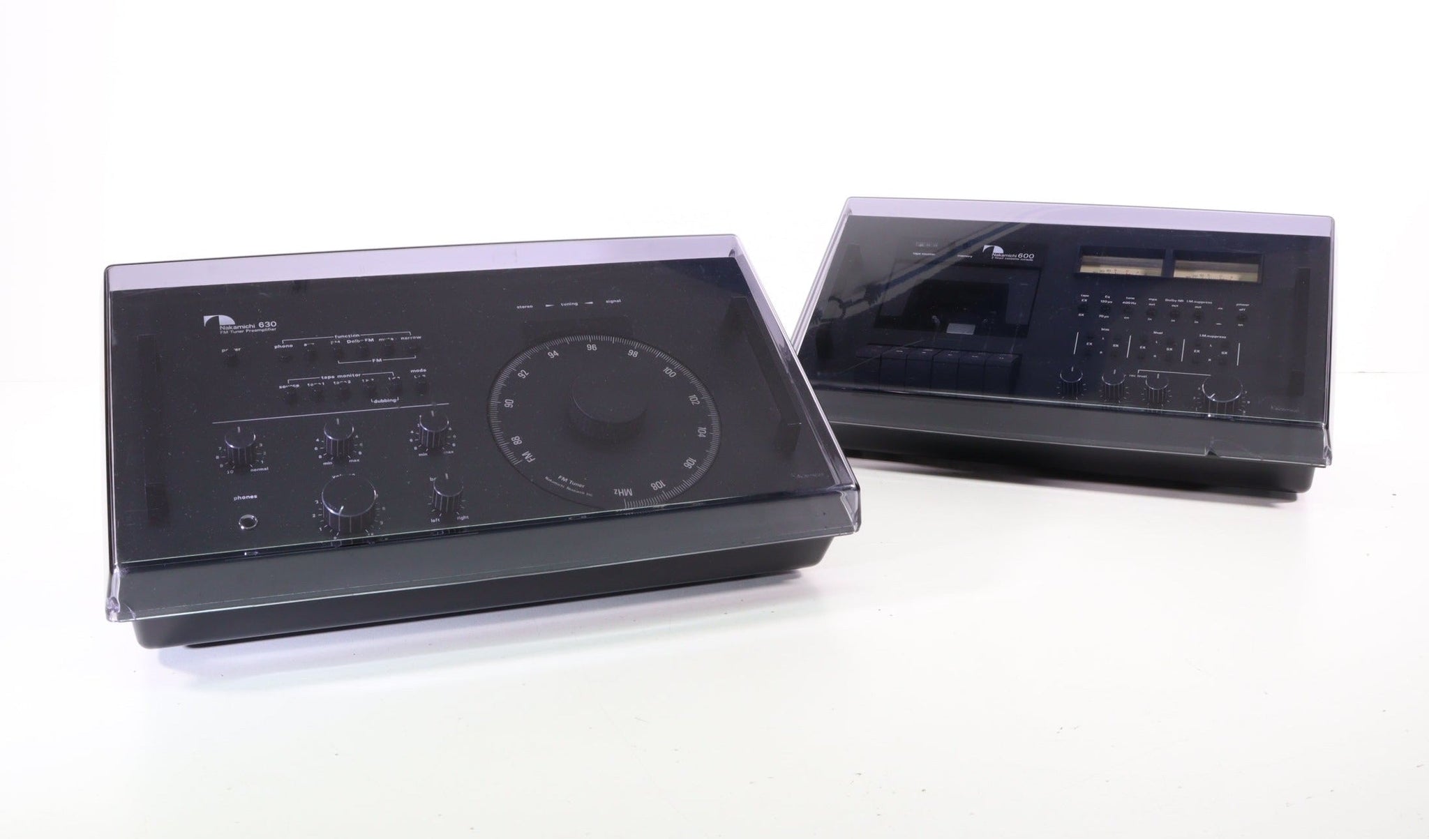 Nakamichi 630 and 600 System Pair (FM Tuner Preamplifier and 2 Head Ca