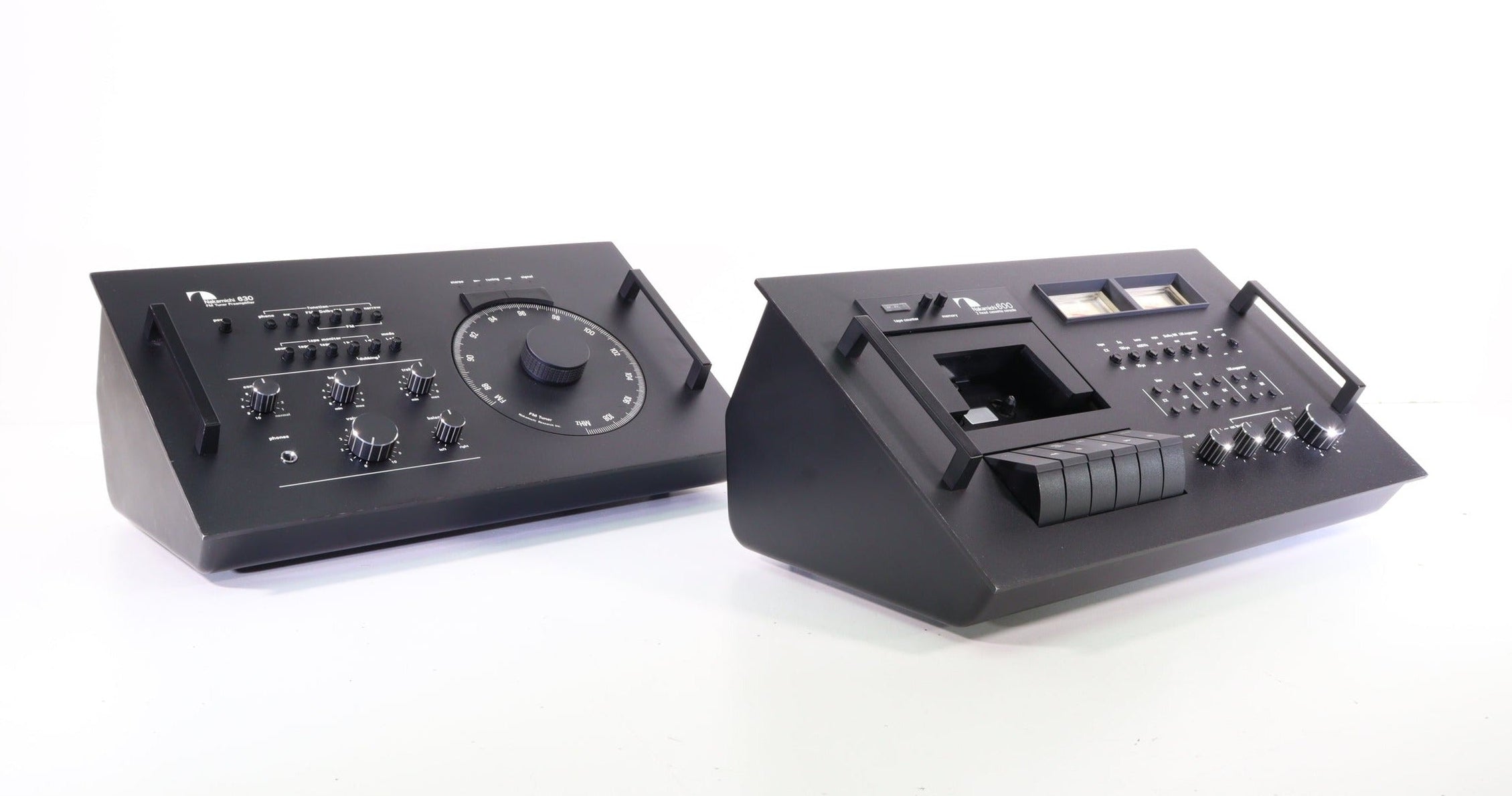 Nakamichi 630 and 600 System Pair (FM Tuner Preamplifier and 2 Head Ca ...