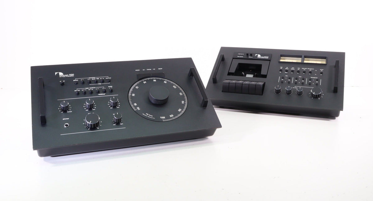 Nakamichi 630 and 600 System Pair (FM Tuner Preamplifier and 2 Head Ca ...