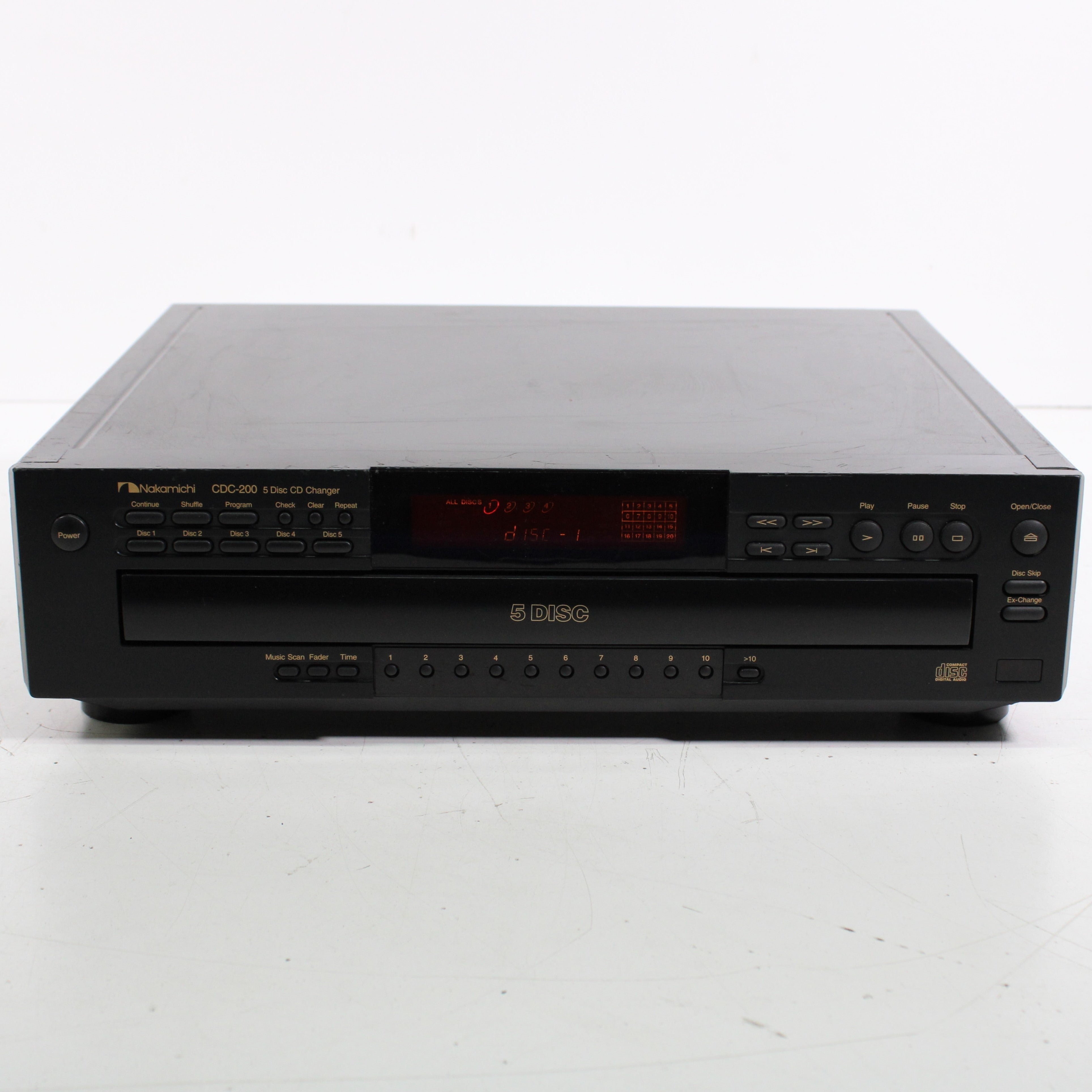 Nakamichi CDC-200 5-Disc Carousel CD Changer Player (1998)