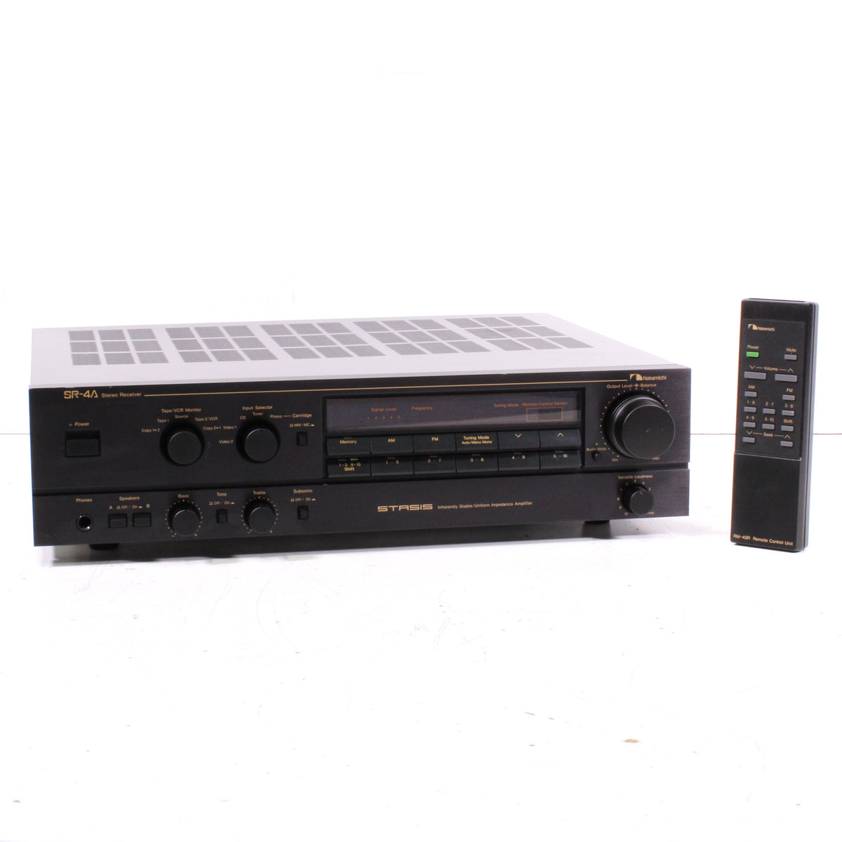 Nakamichi SR-4A STASIS Stereo Receiver with Remote — SpenCertified