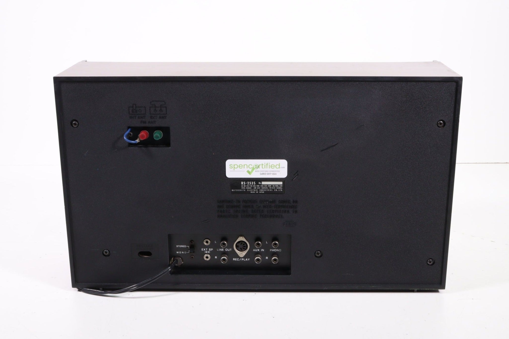 National Panasonic RS-253S FM AM Stereo Cassette Player (REQUIRES SPEA