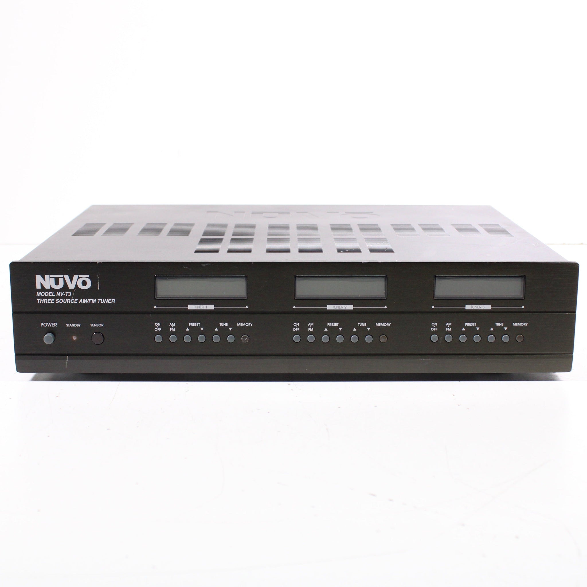 Nuvo NV-T3 Three Source AM FM Tuner (NO REMOTE)