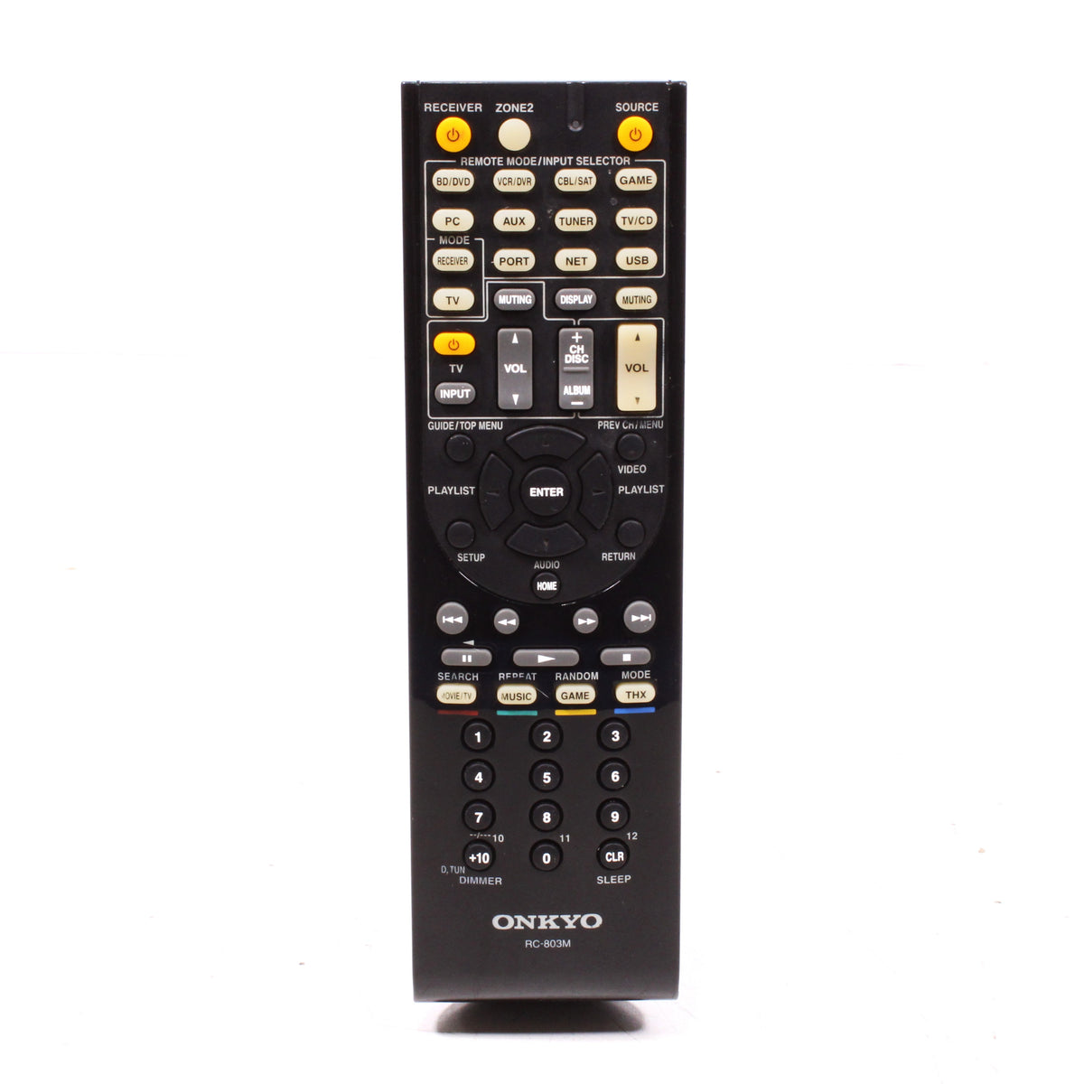 ONKYO RC-880M Remote Control for ONKYO AV Receiver — SpenCertified
